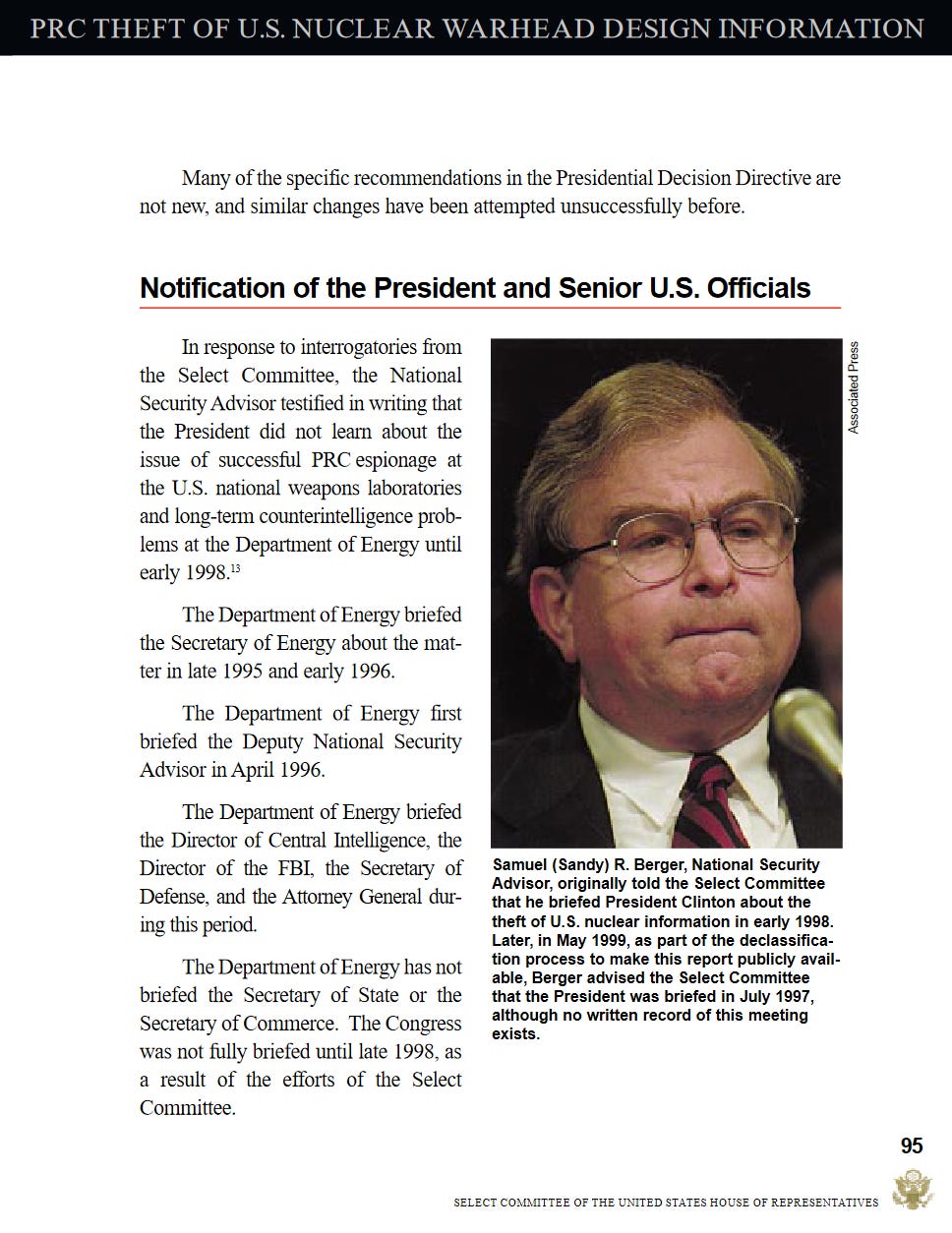 US House Of Representatives: PRC (Chinese) Theft Of U.S. Thermonuclear ...