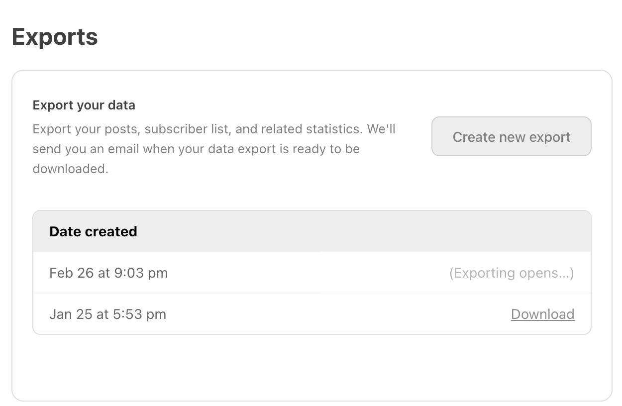 Substack Exporting Your Data By Jayshree Gururaj