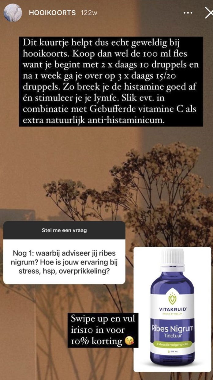 Juridische intimidatie door Vitakruid