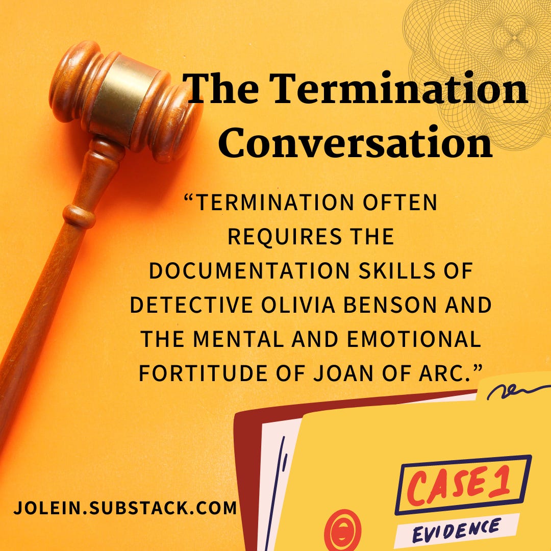 The Termination Conversation - EduCoach by Jo Lein