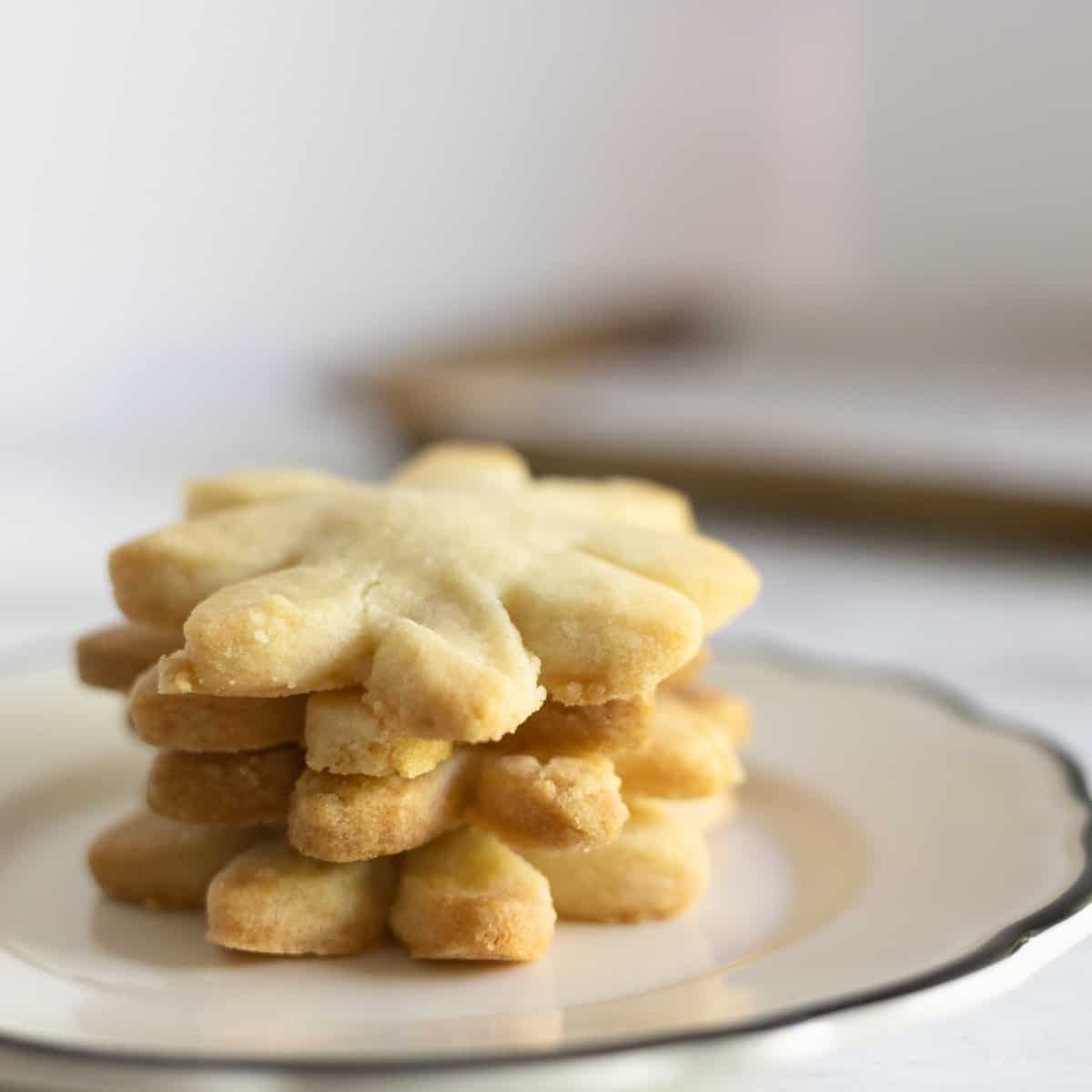 Easy Butter Cookies Recipe for One - A Weekend Cook's Table