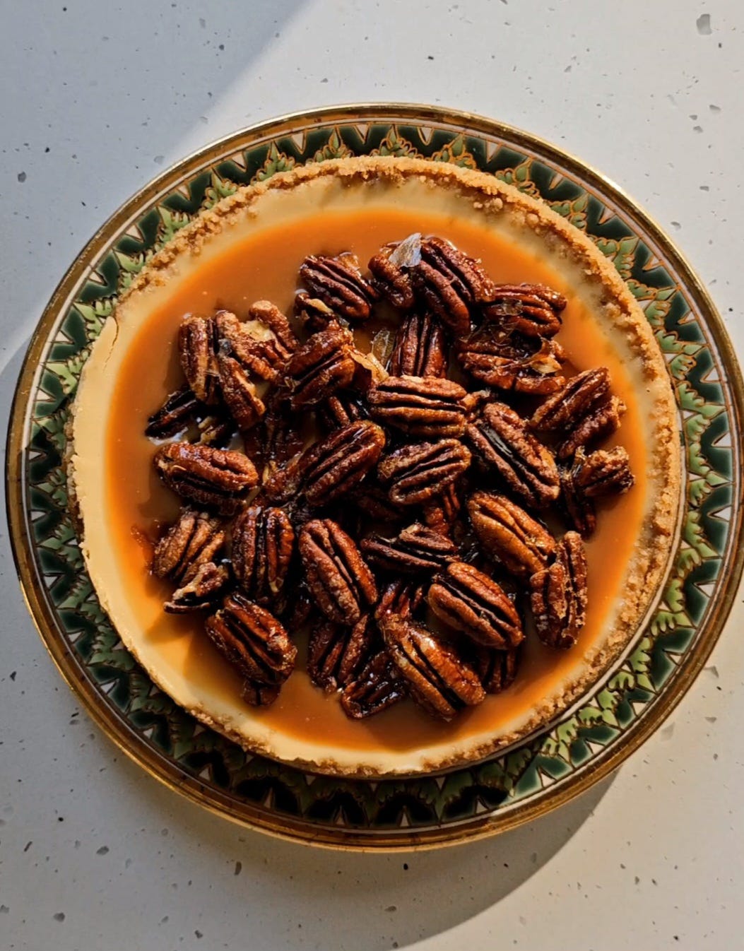 Caramel Pecan Cheesecake - Zoe’s Substack