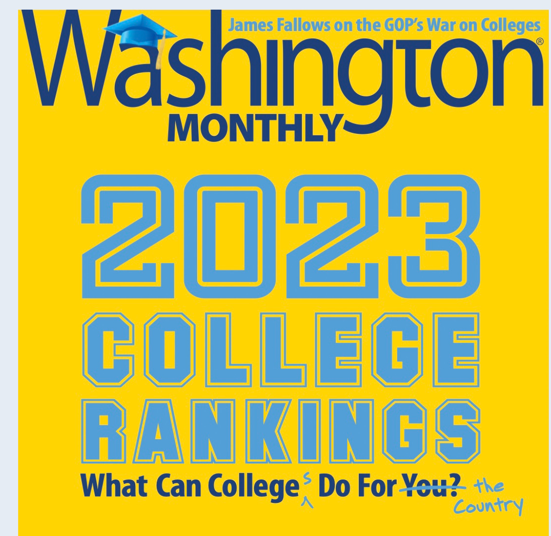 What's Right with College Rankings, What's Wrong with College Politics