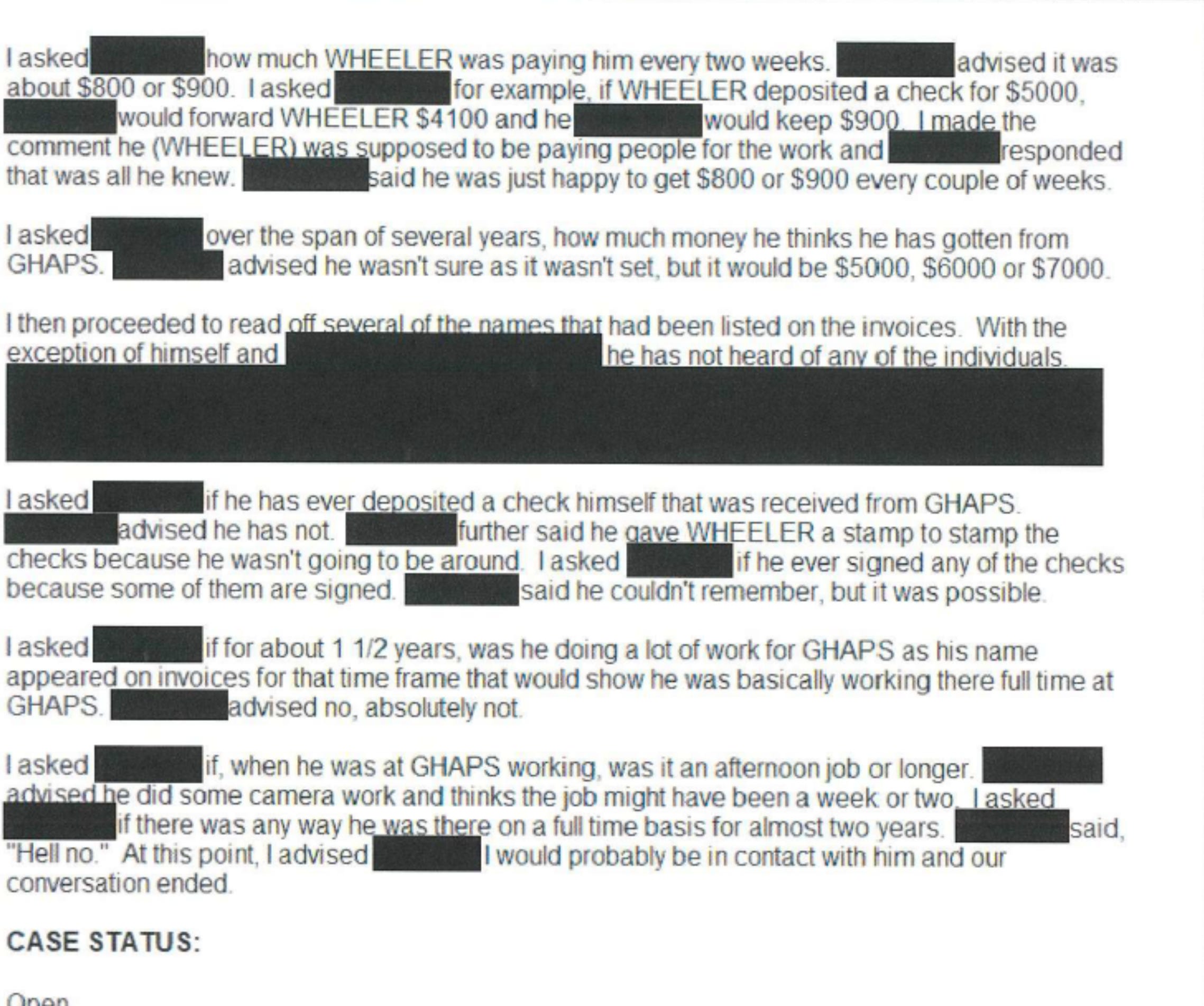 GHAPS Embezzlement – Who else was involved?