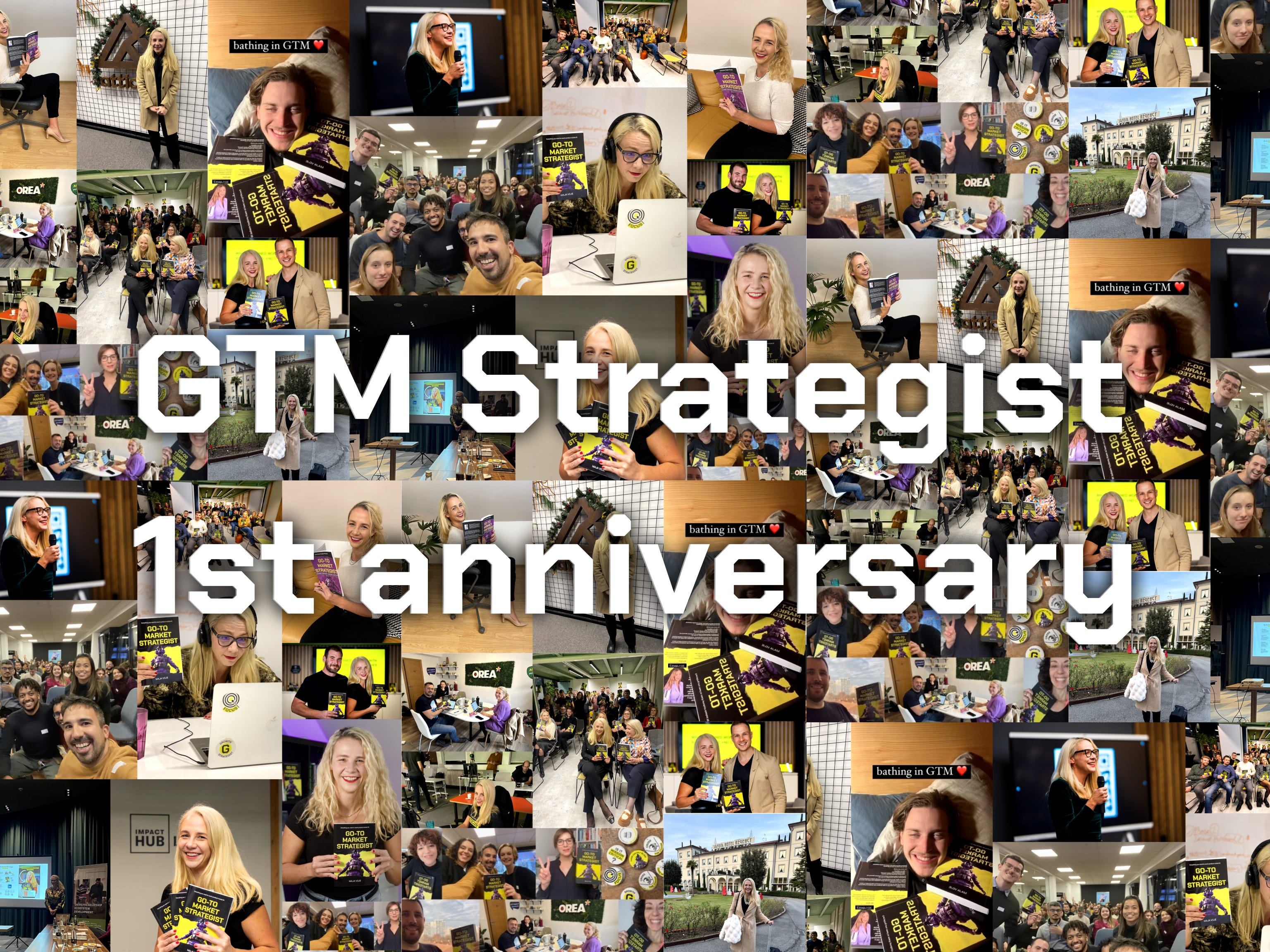 Celebrating One Year of GTM Strategist Book - by Maja Voje