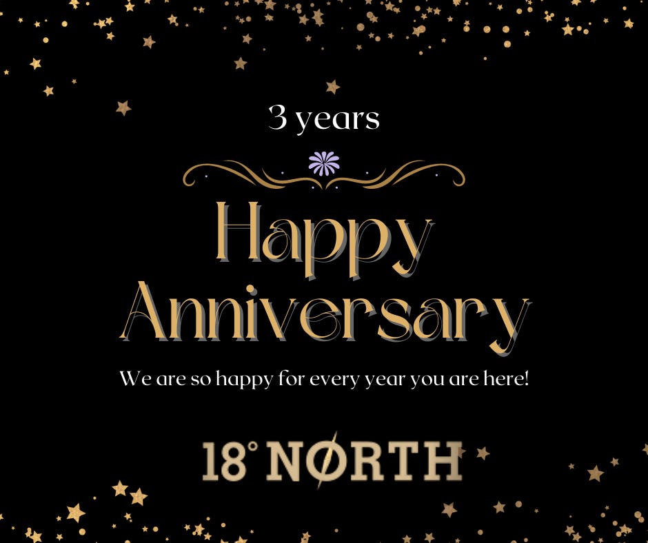 We Are Celebrating Our Third Anniversary