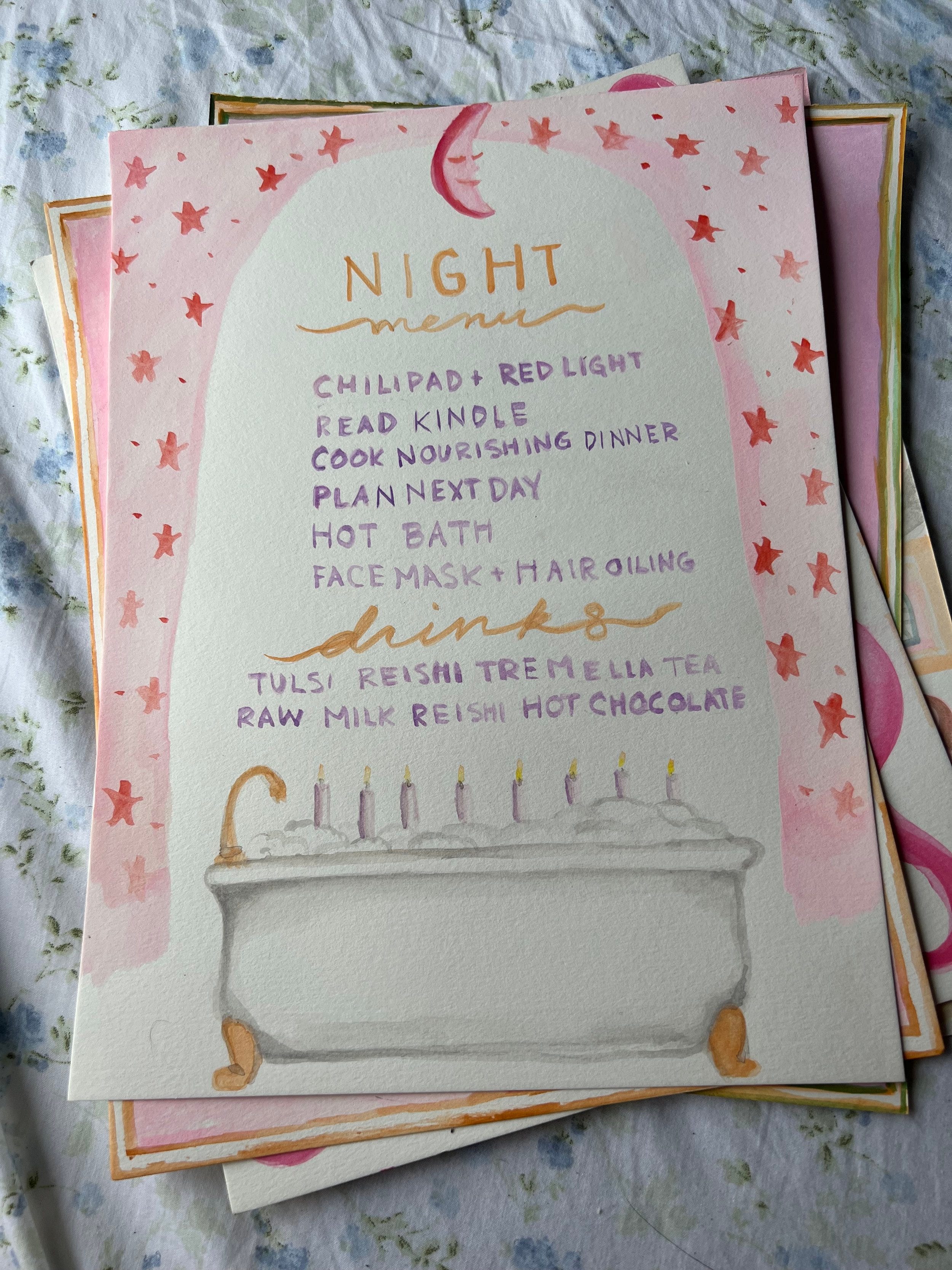 my "routine" menus!!! printables, guide + templates!