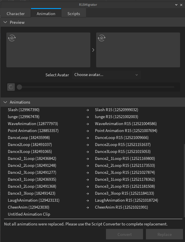 Roblox Classic and R15 Migrator: The past to the future