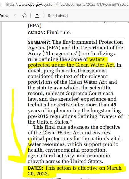 MEGA LAND GRAB! The EPA Just Seized Control of ALL WATER in March 2023
