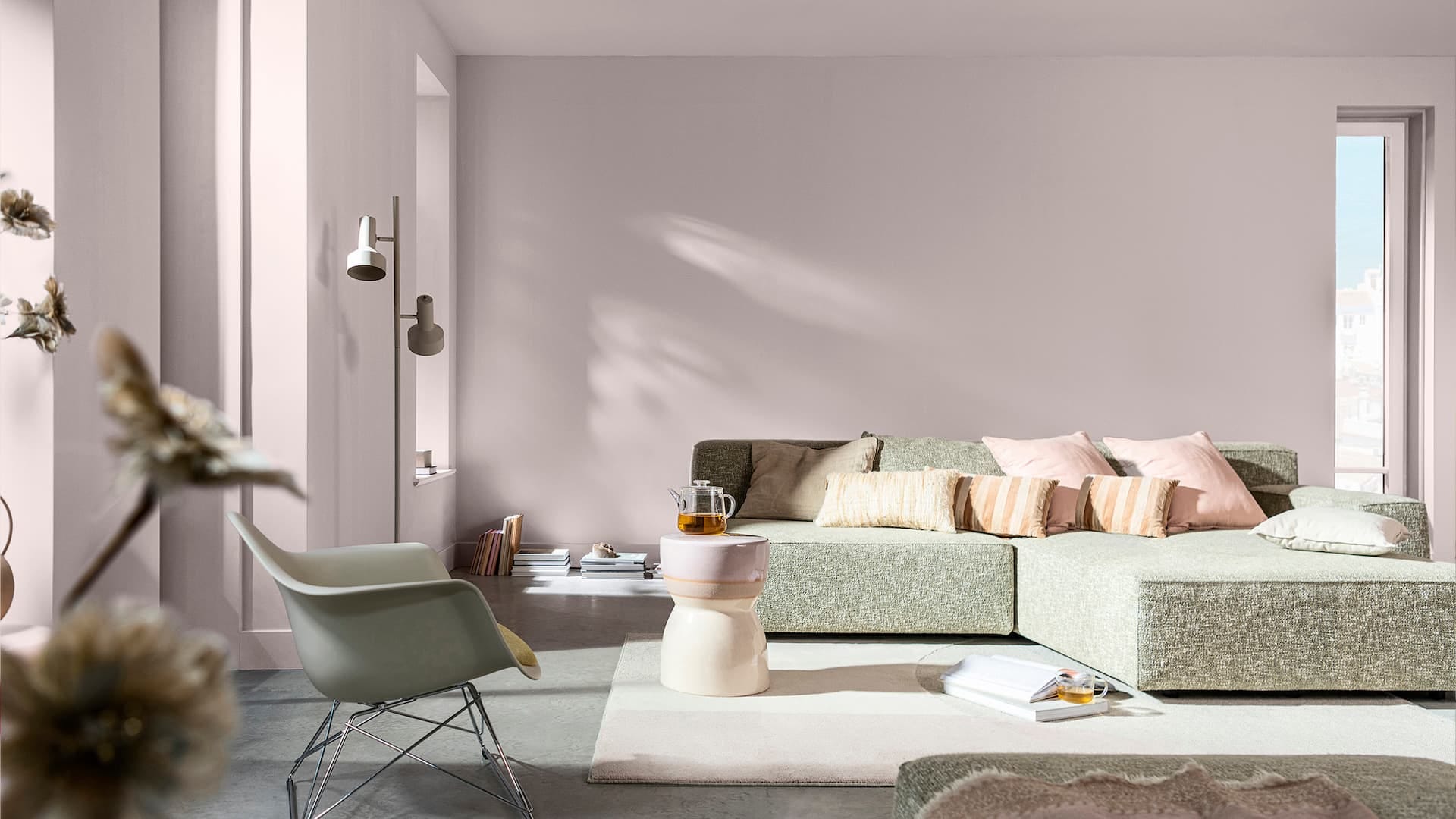 How to use Dulux colour of the year: Sweet Embrace in your home