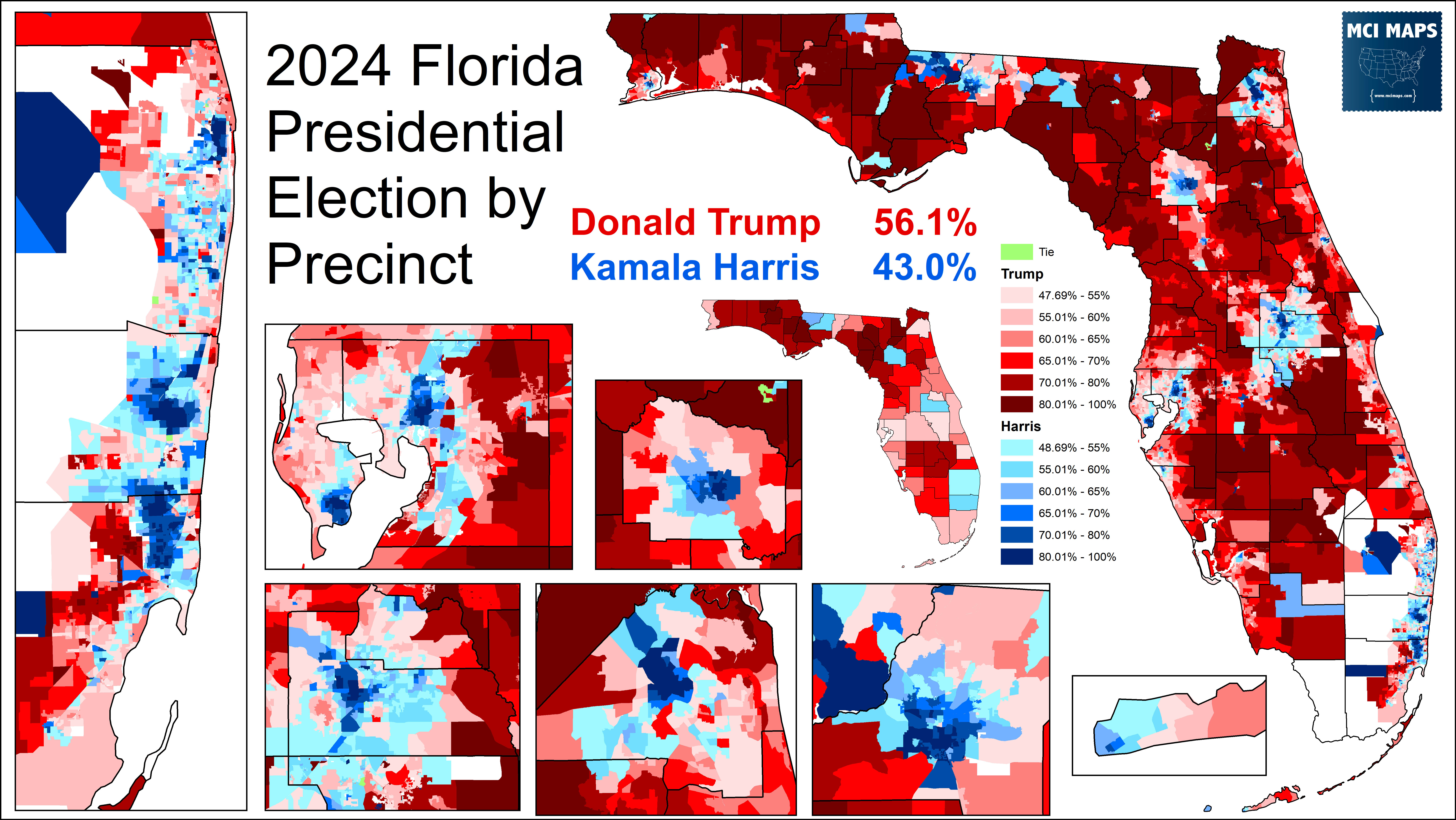 Issue #227: The 2024 Results by Florida State Senate District & How ...