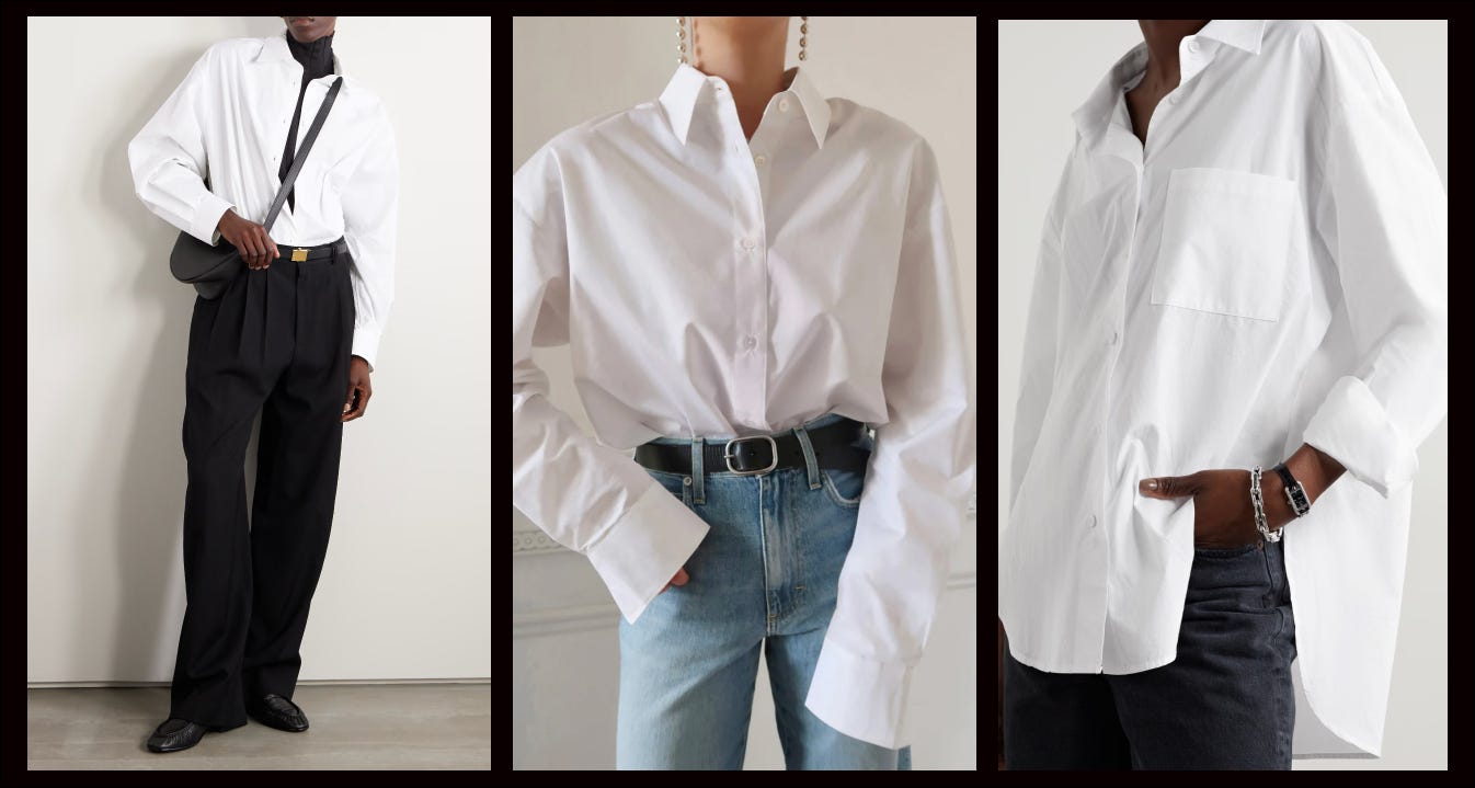 The Best White Button Down Shirts - by Ali Pew - Uniform