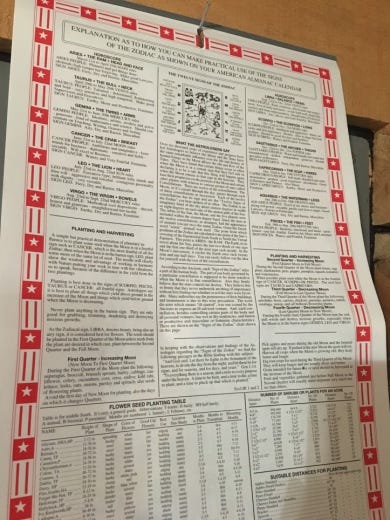 Going By the Signs: Understanding the Farmer’s Almanac