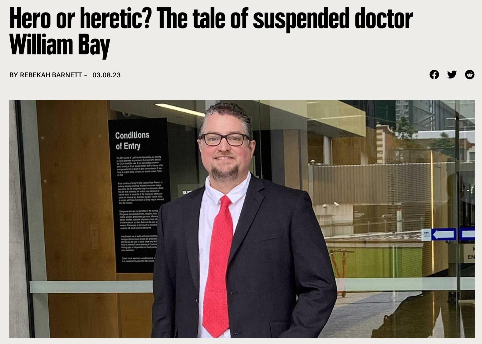 Hero or heretic? The tale of suspended doctor William Bay