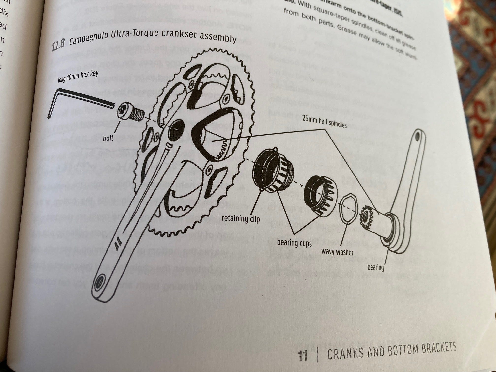 Bearing binding due to thread direction and bottom bracket shell width