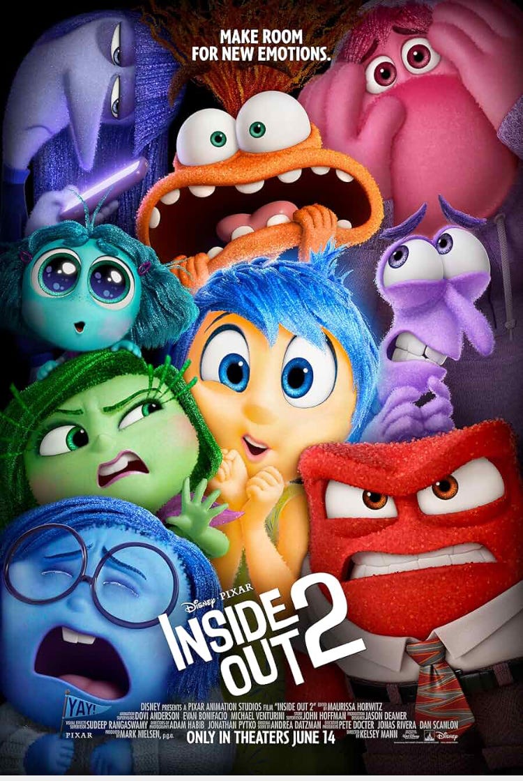 Inside Out 2, Kinds of Kindness, Hit Man - by Oene Kummer