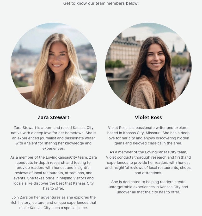 Interesting AI Generated Site Found - by Dan Raine