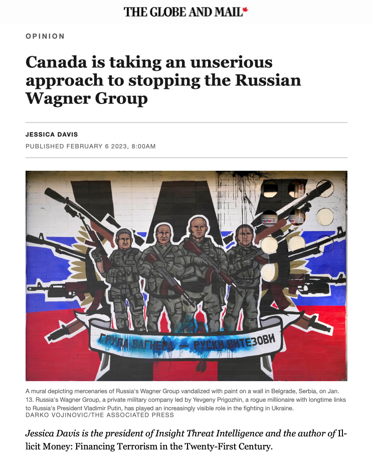 Canada is taking an unserious approach to stopping the Russian Wagner Group