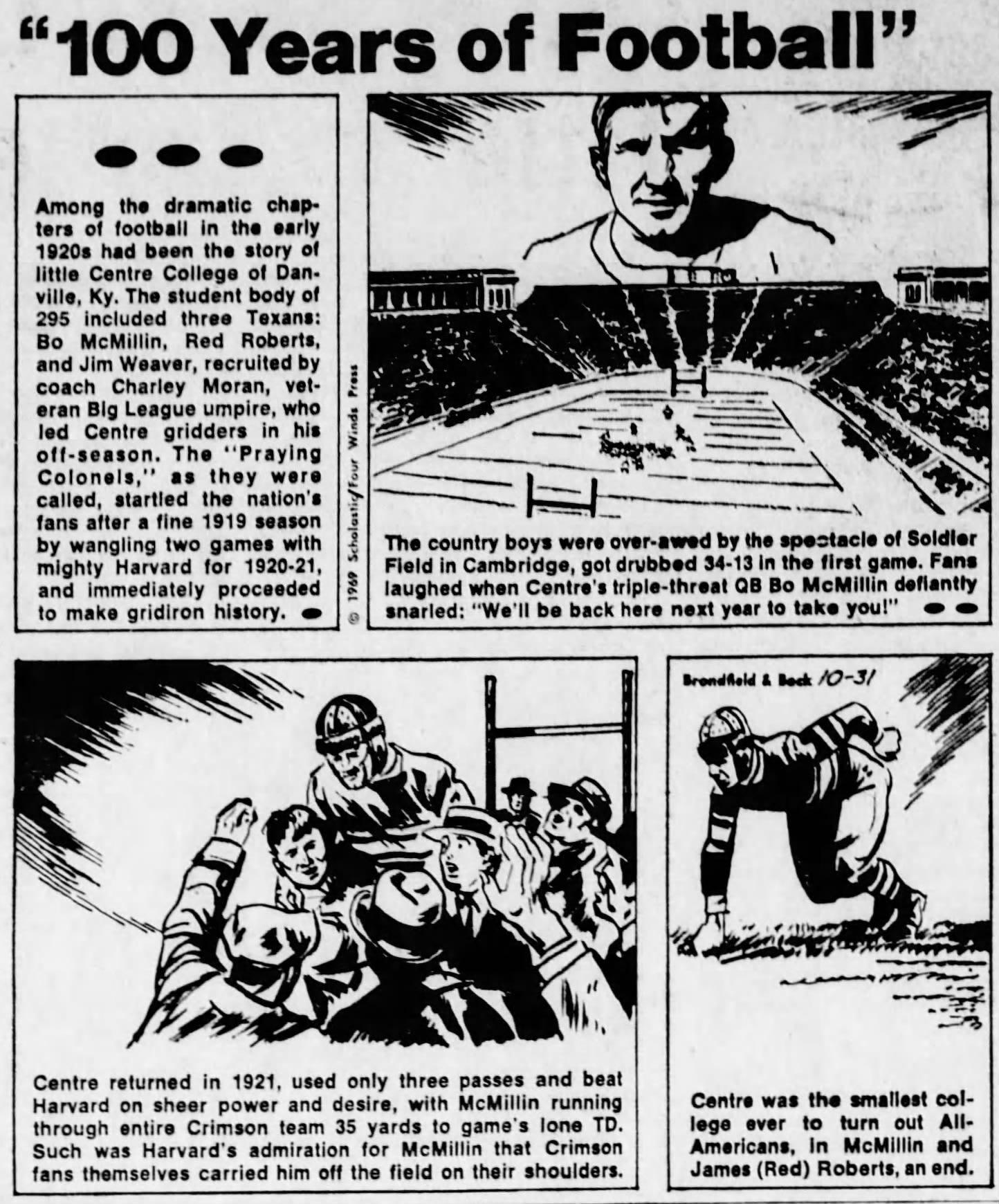 Today's Tidbit... 100 Years of Football: 1916-1922