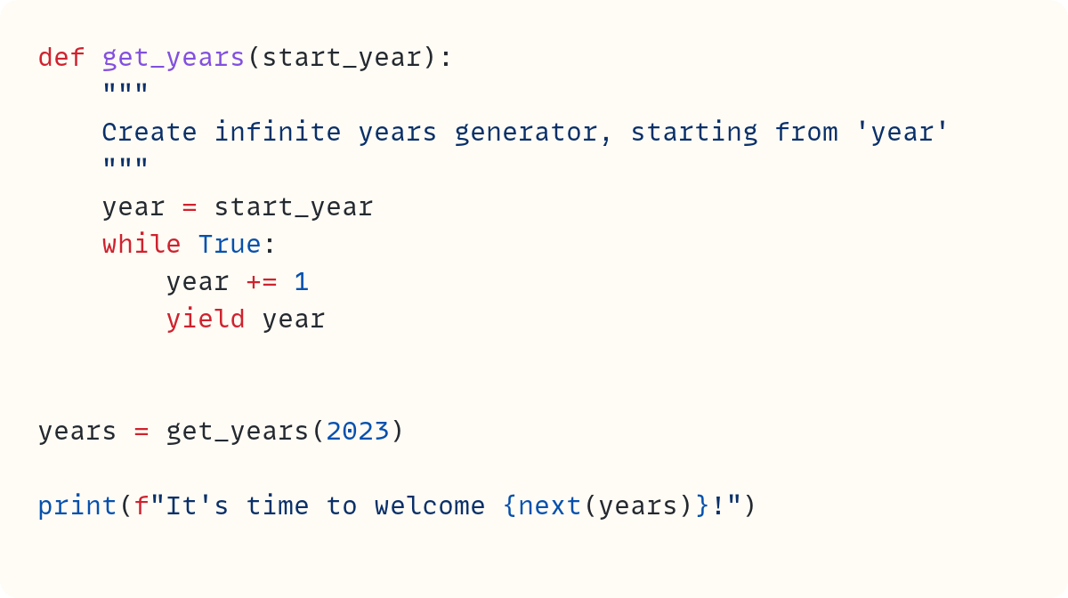 next(years) - by Stephen Gruppetta