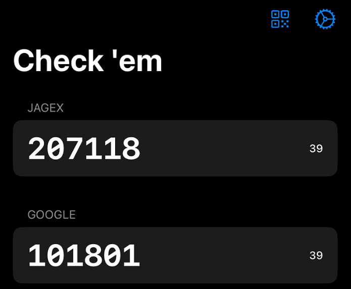 The 2FA app that tells you when you get `012345`