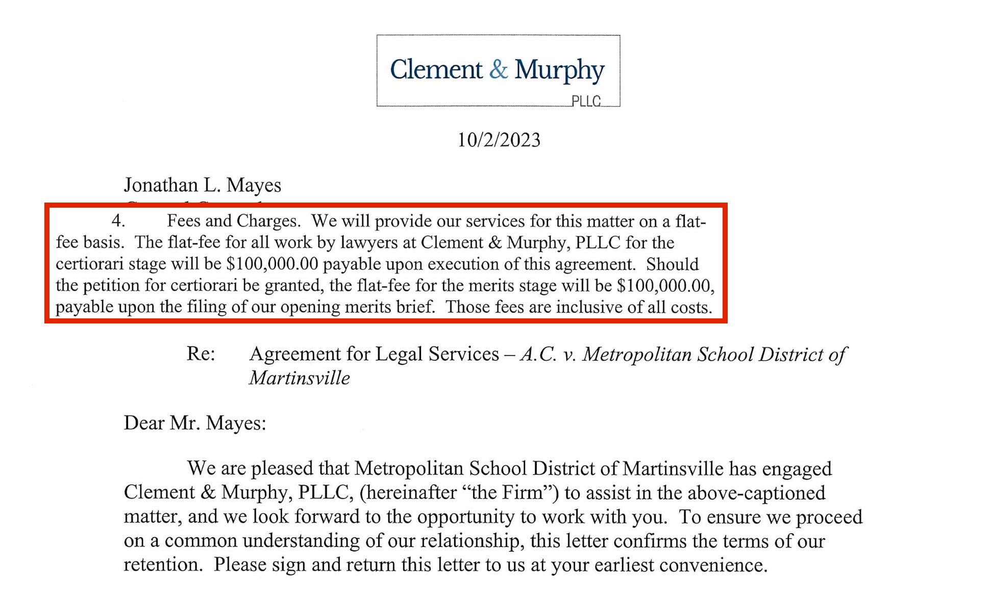 Paul Clement takes anti-trans bathroom ban case for $200K max fee