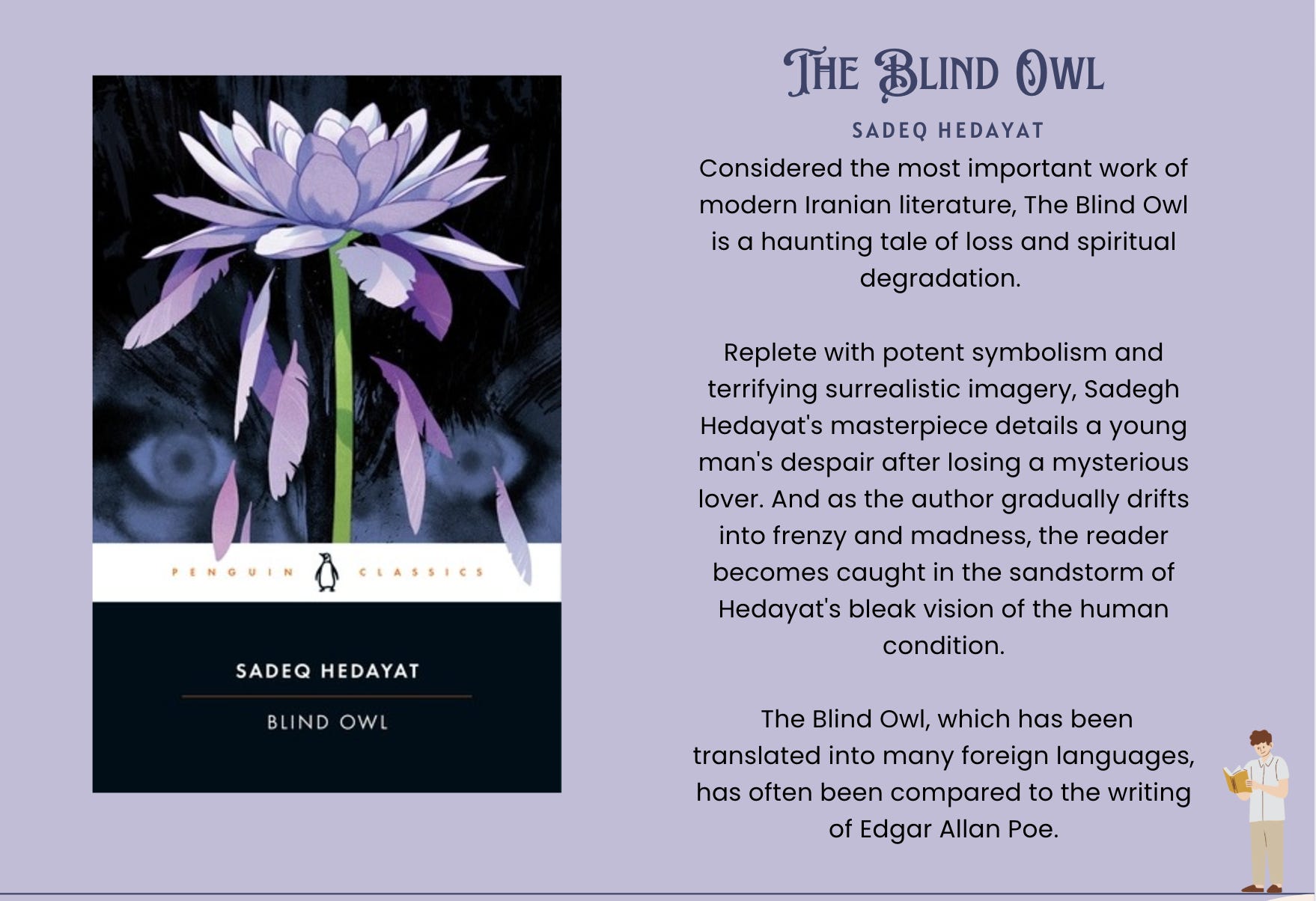 Reading Roundup - The Blind Owl By - Chronicle Book Club