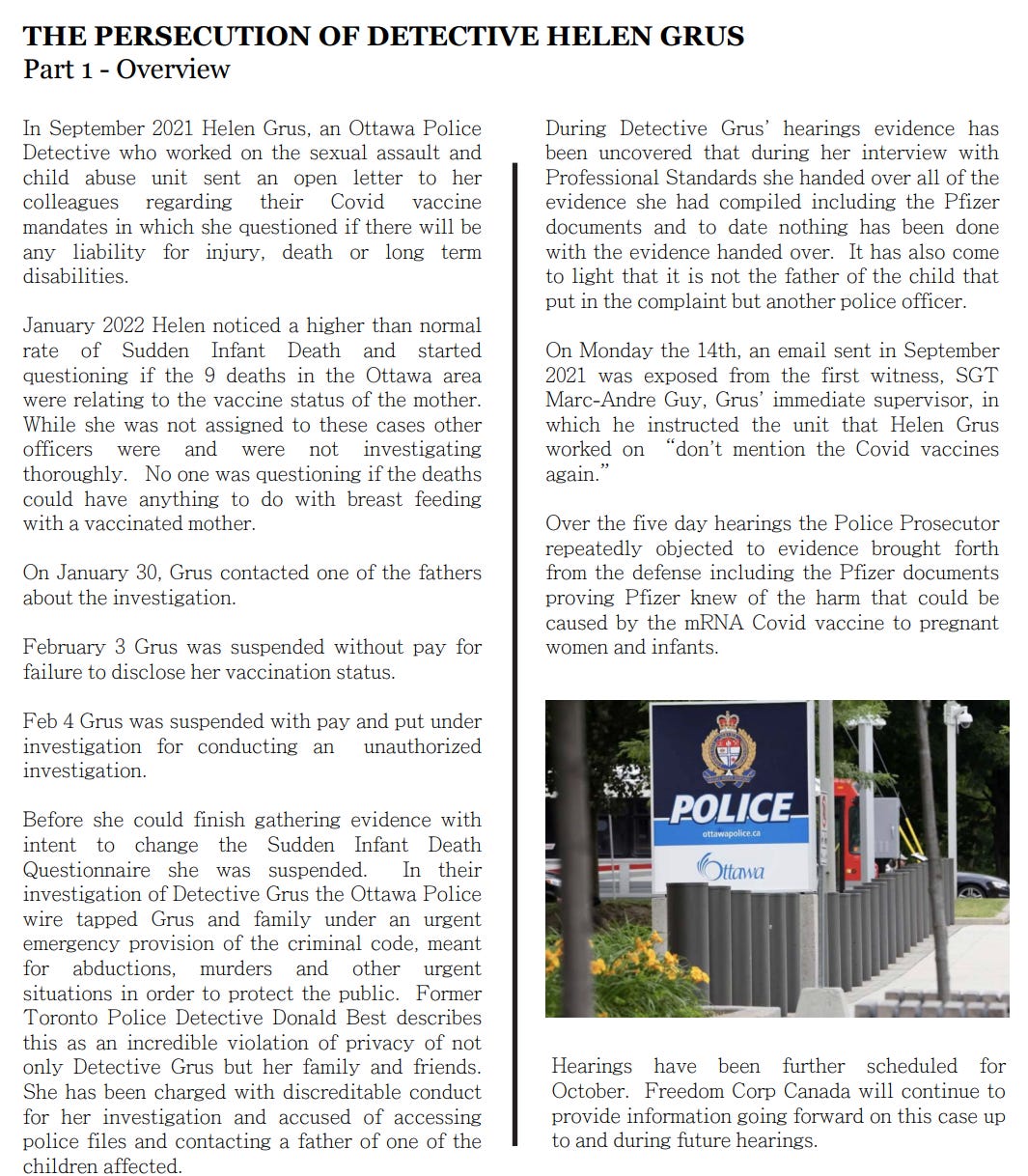 Detective Helen Grus - Ruby Kennedy Media