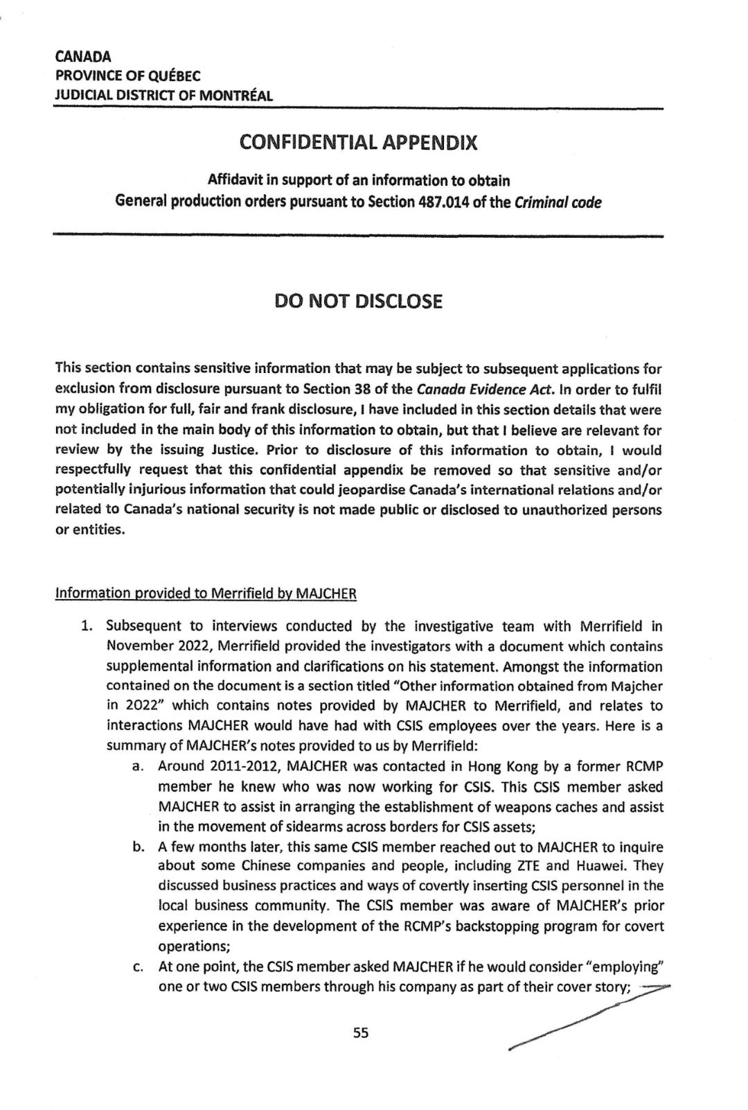 Breaking! RCMP officer Releases Public Letter implicating 9 Members of ...