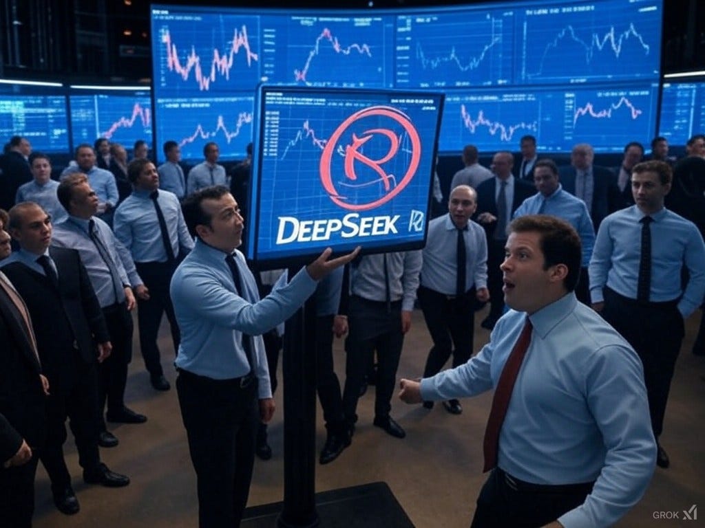 🤖 DeepSeek R1 Upends AI Market, Sparks Global Tech Stock Plunge