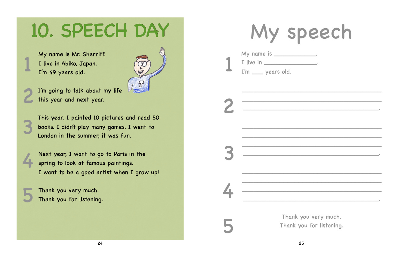 Speech day - by Patrick Sherriff - Free Talk TEFL