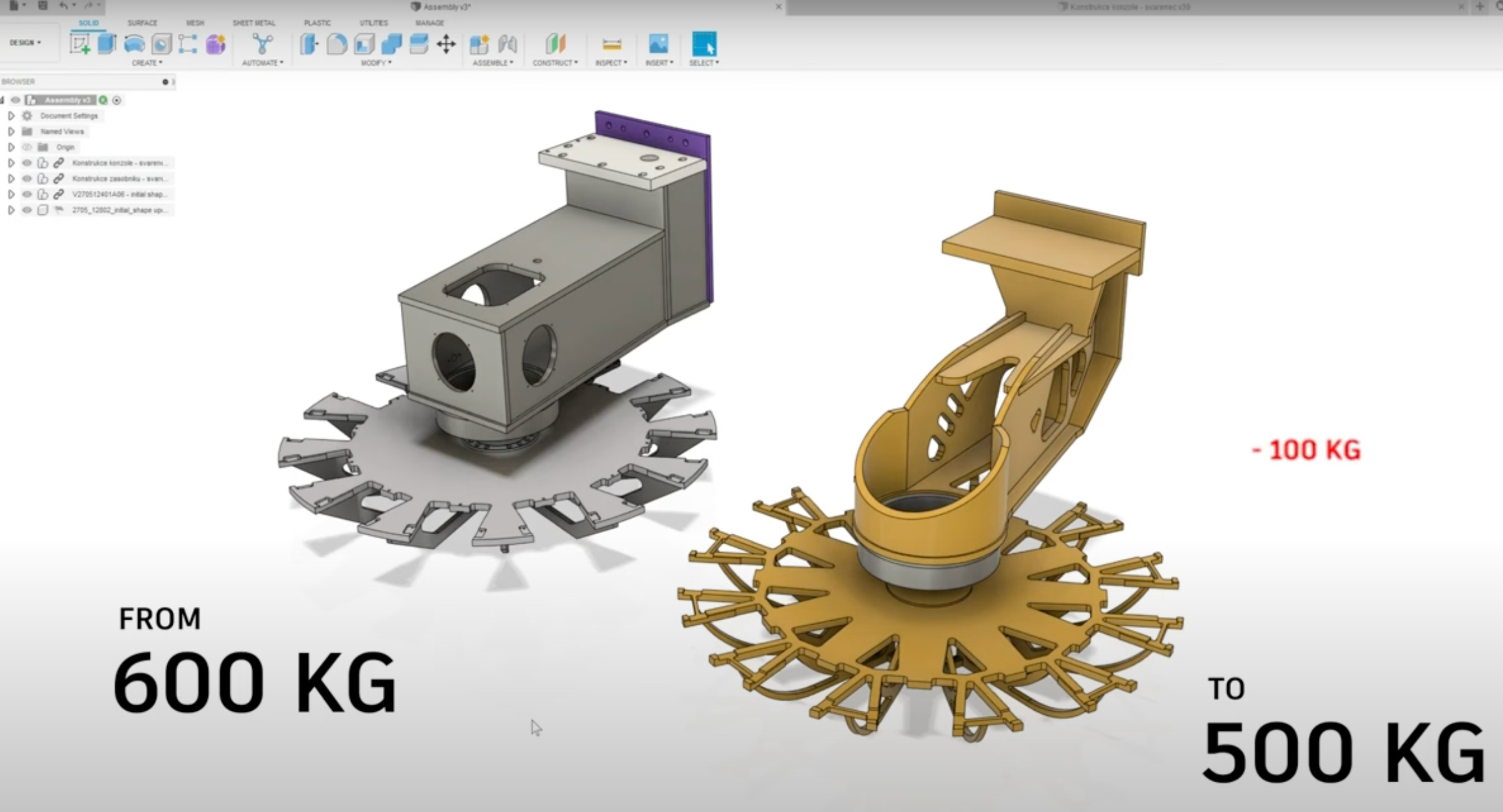 Generative Design used to CNC CNC Machines