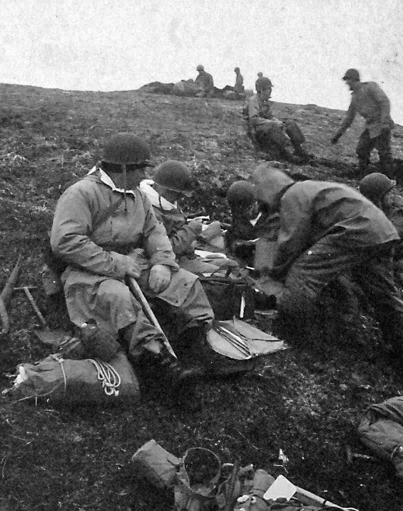 Last desperate hours of Japanese on Attu