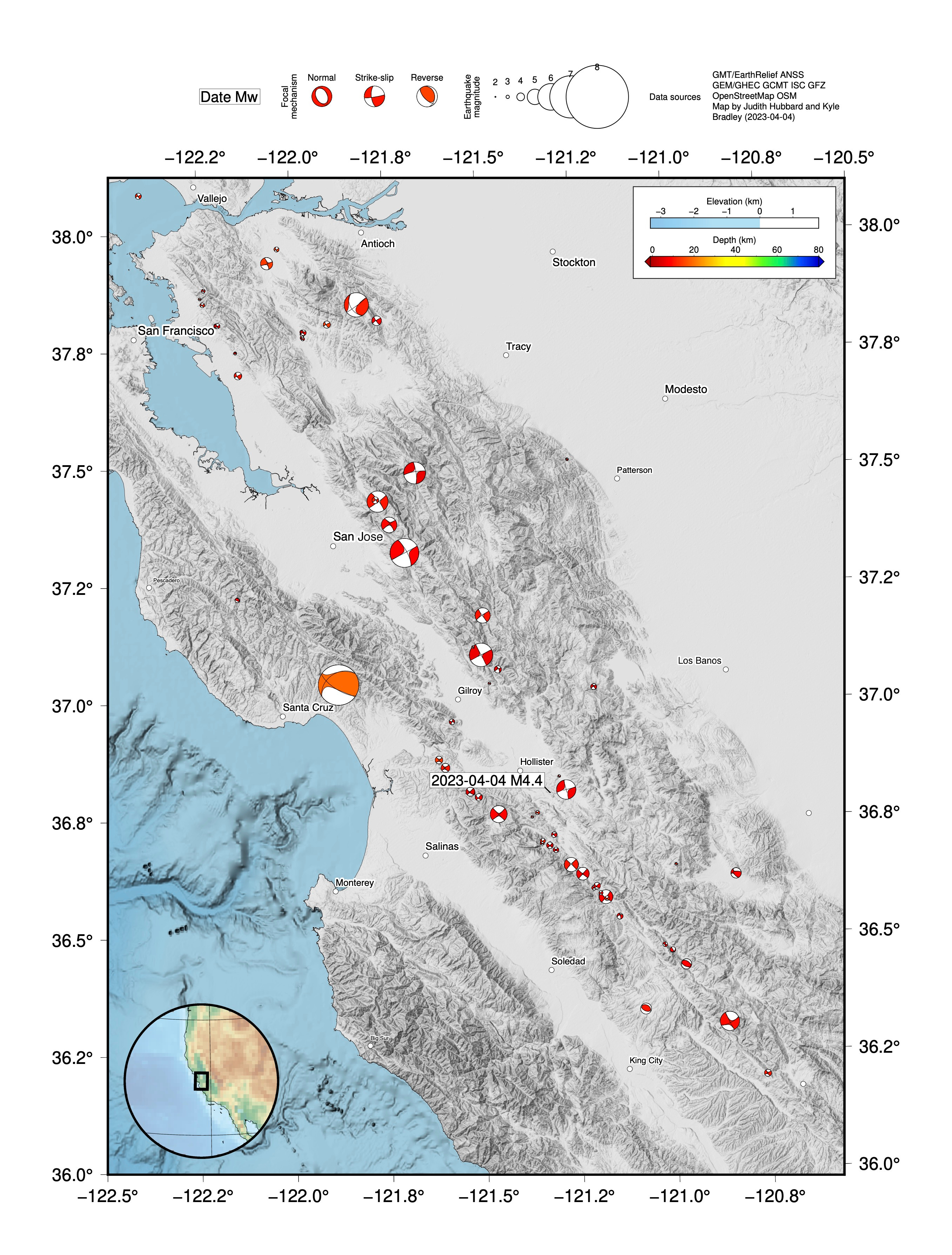 M4.5 earthquake rattles San Jose, California - April 4, 2023