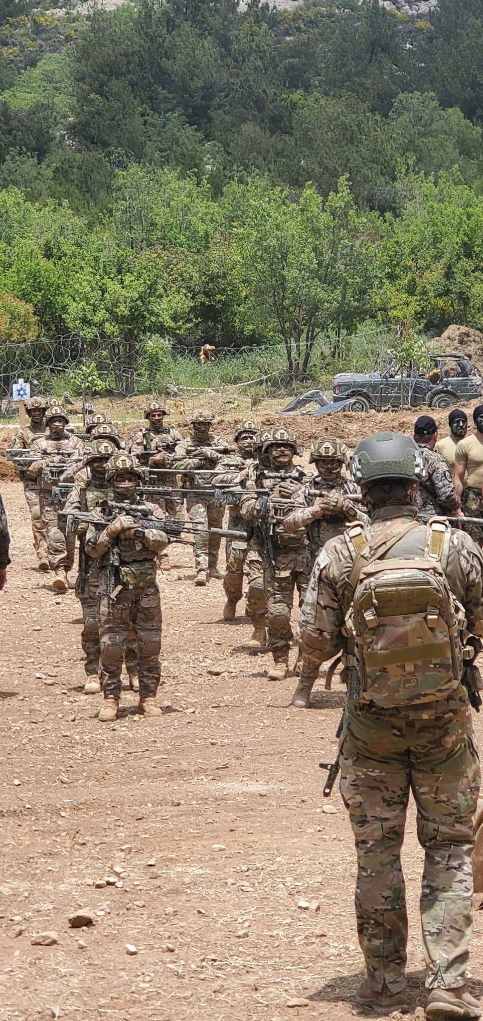Weapons Used by Hezbollah During Military Exercise in Lebanon