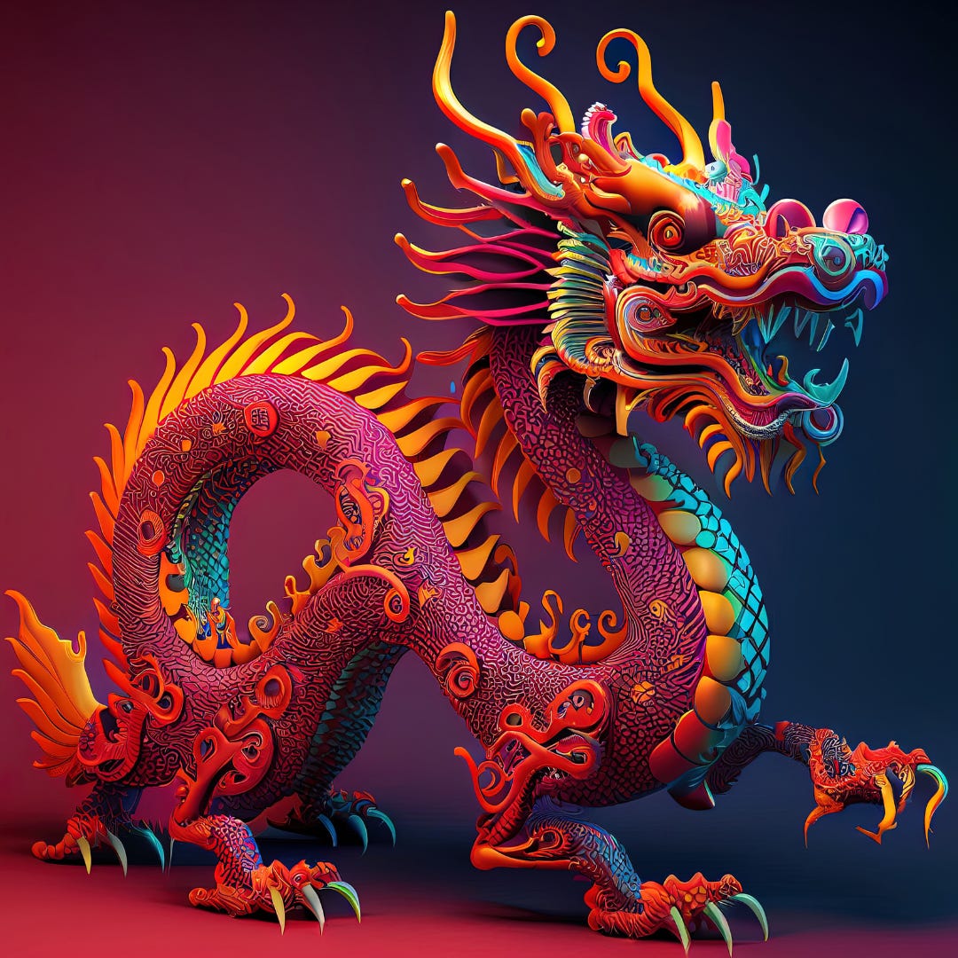 Celebrating the Year of the Dragon - by Lisa Eddy