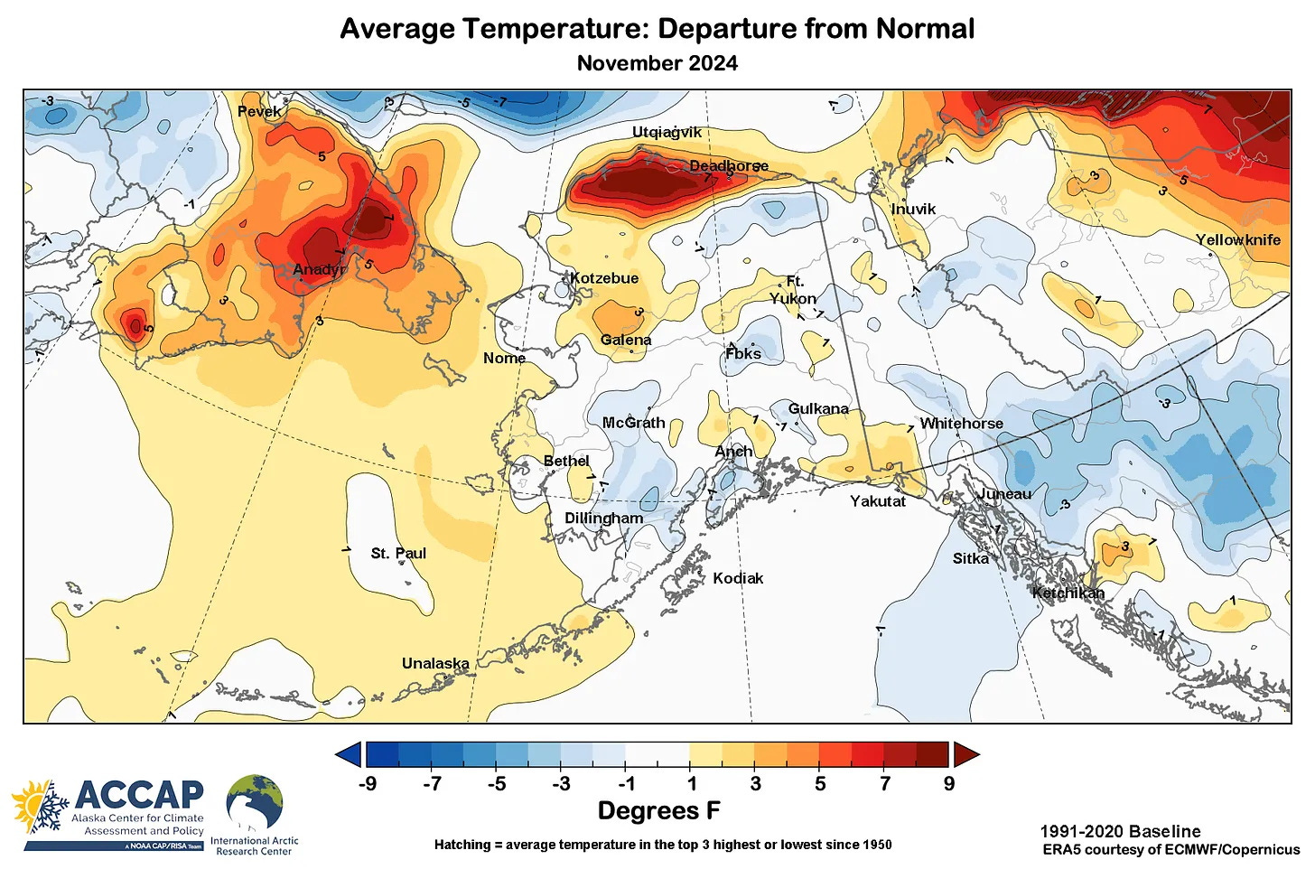 Arctic & Alaska Autumn 2024 Climate Review - by Rick Thoman