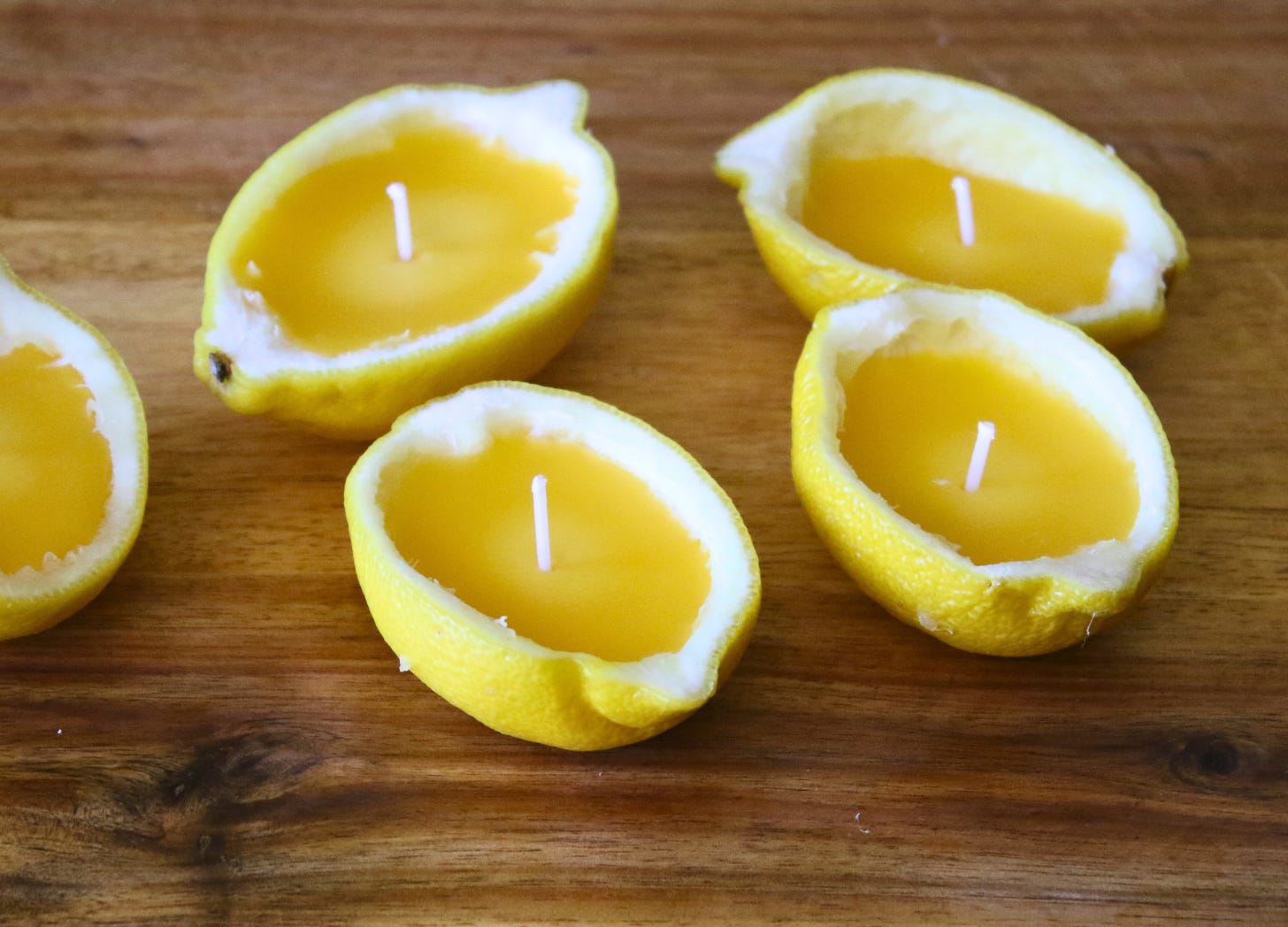 Lemon + Citronella Beeswax Candles - by Tiffany Pelkey