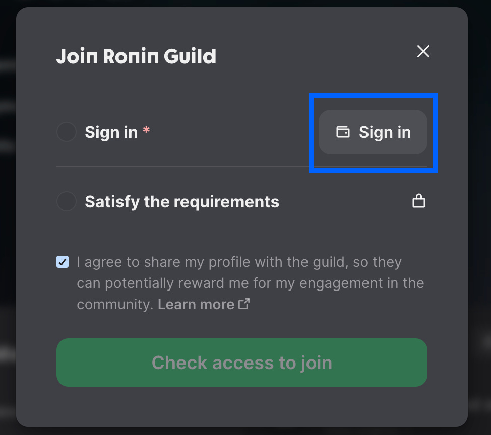 Welcome to Ronin, Guild.xyz! - Ronin’s Newsletter