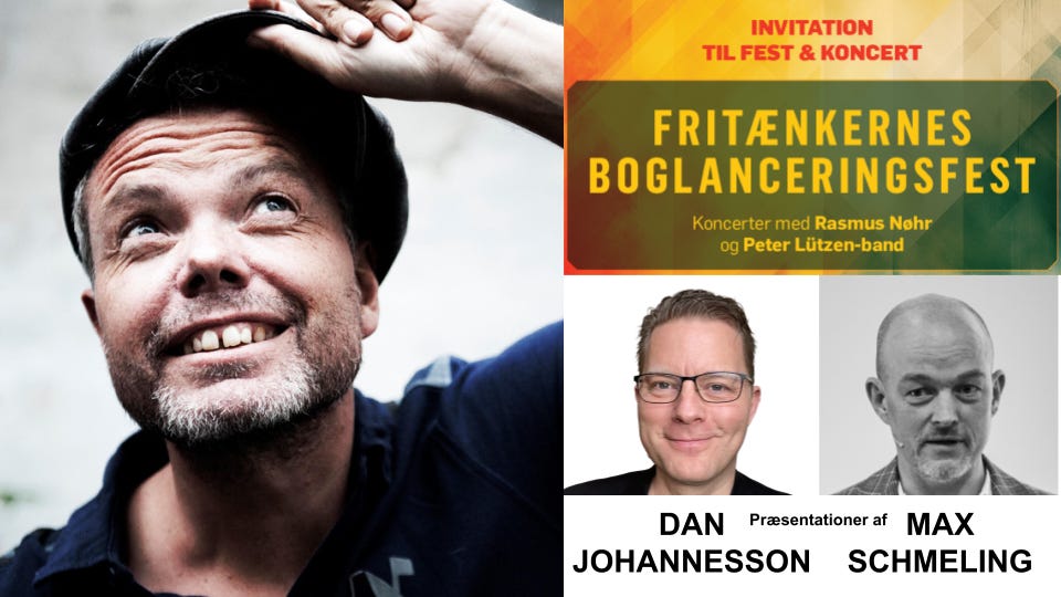 INVITATION til Fritænkernes boglanceringsfest - gratis entré ...