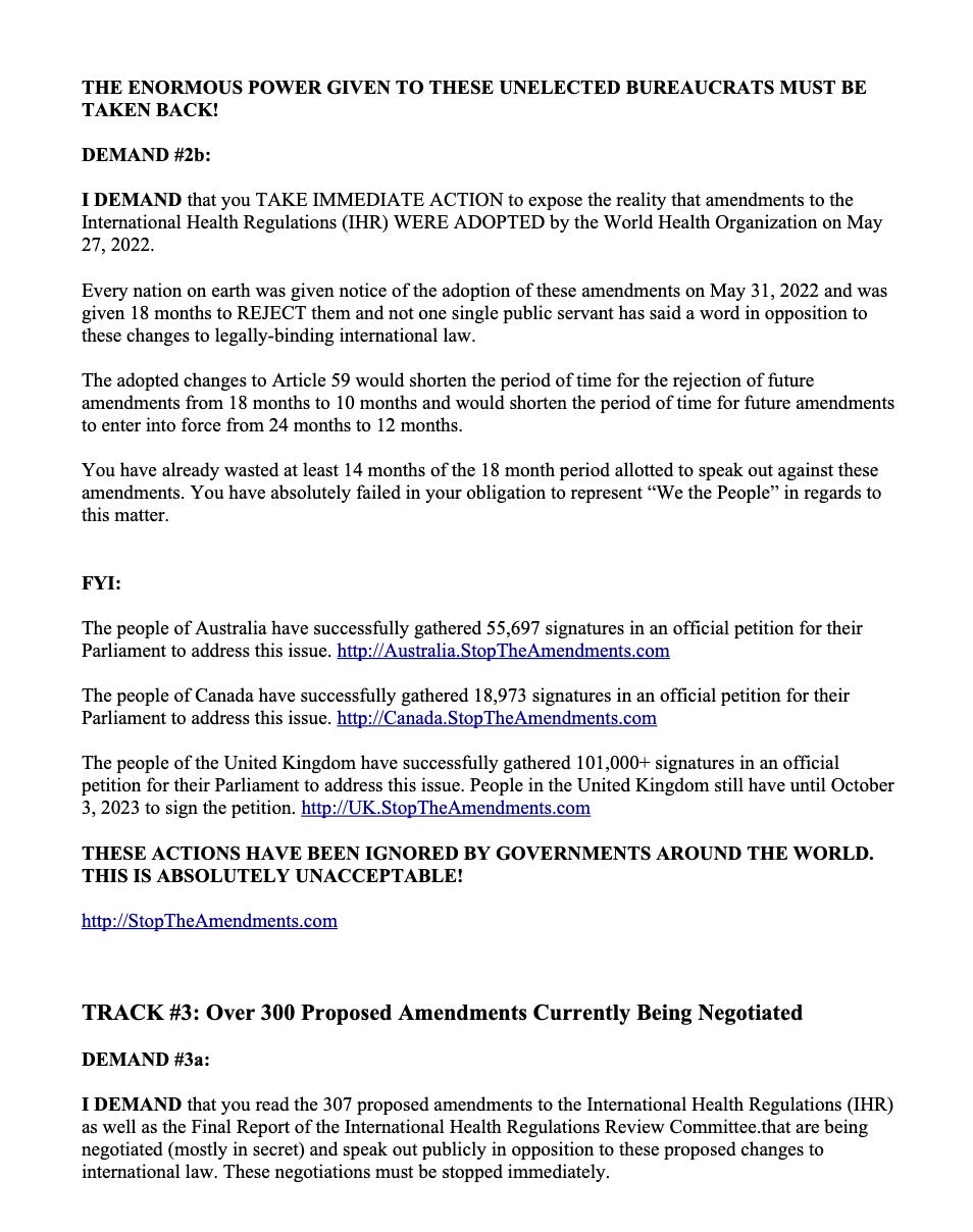 Act Now: Please Help Stop The Global Agenda with James Roguski