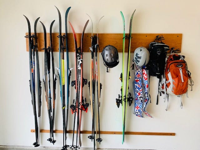 Rocker Ski and Snowboard Rack - by Omar Shahine - OmarKnows