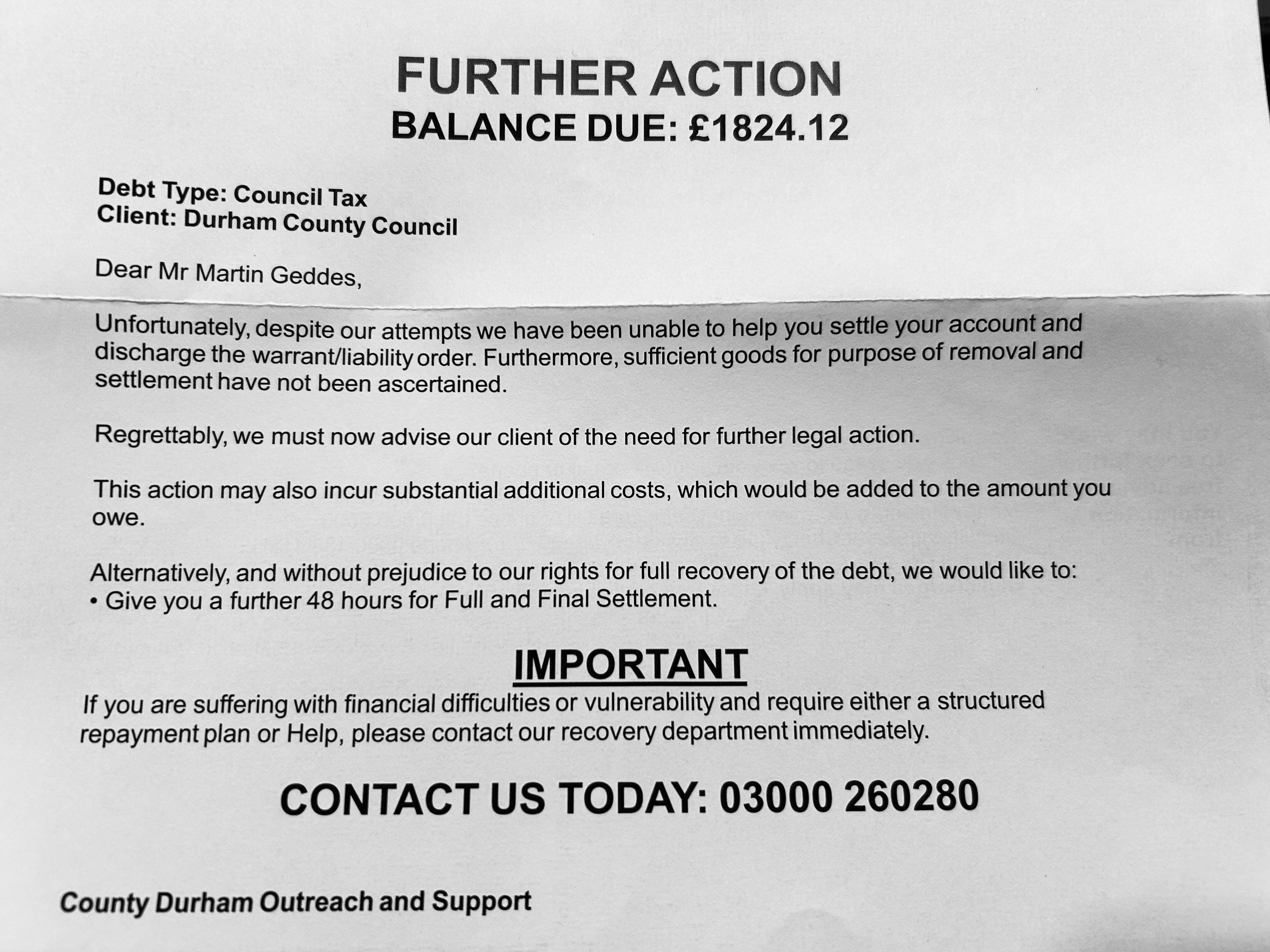 A tax revolt will stop the extortion industry