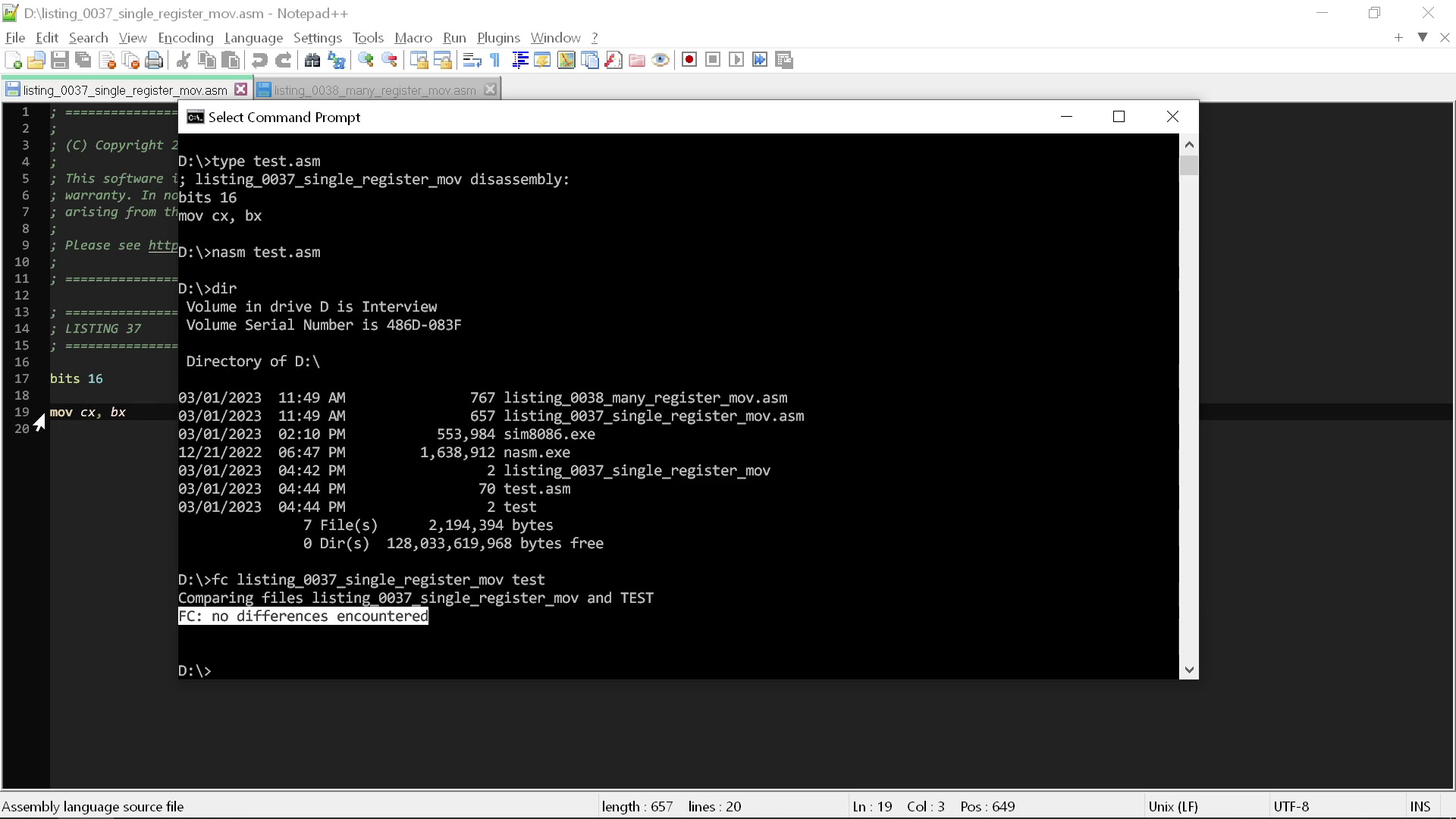 Instruction Decoding on the 8086 - by Casey Muratori