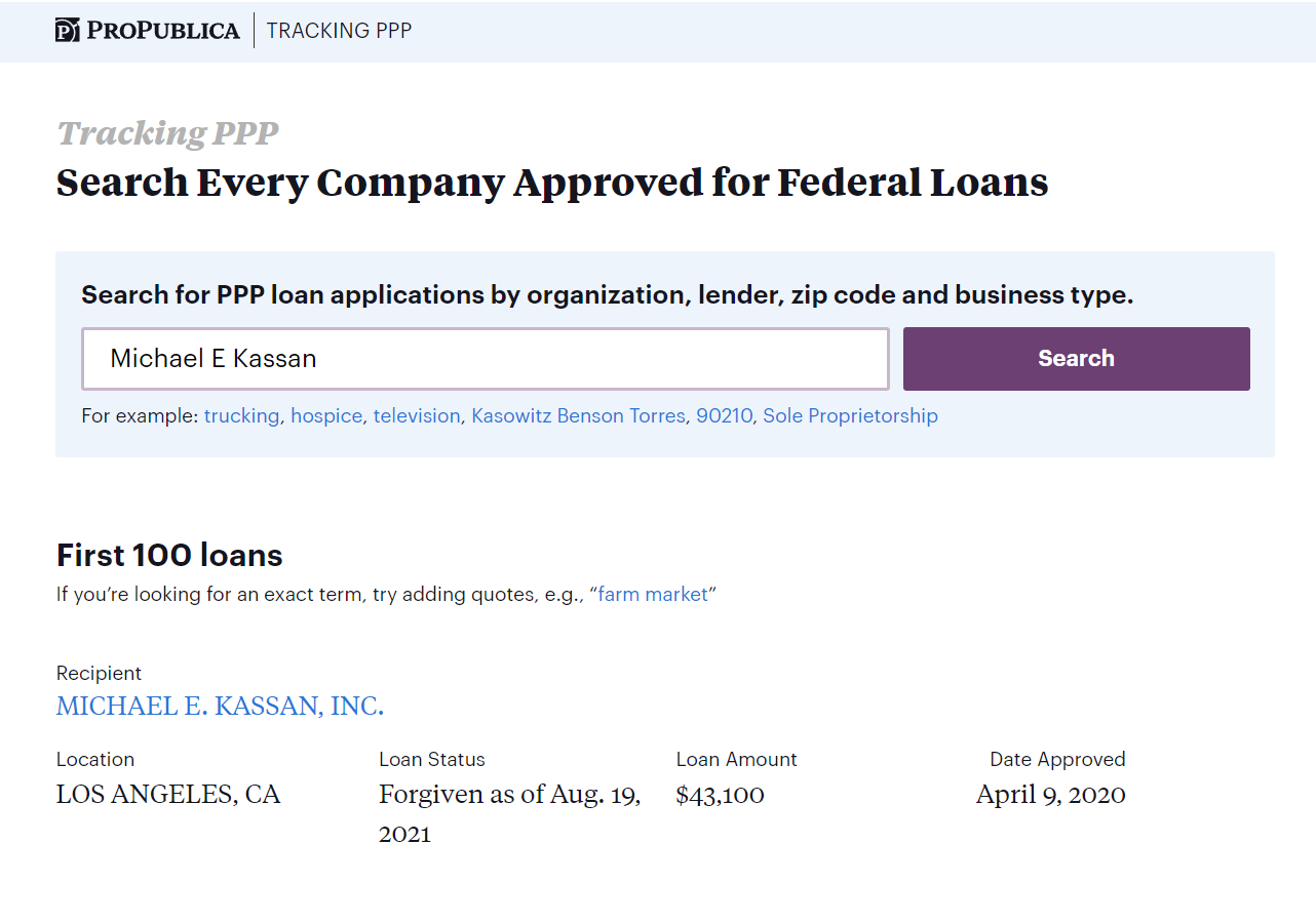 Michael Kassan Files: PPP Loan, $3.3M IRS Lien and 'Fired Up'