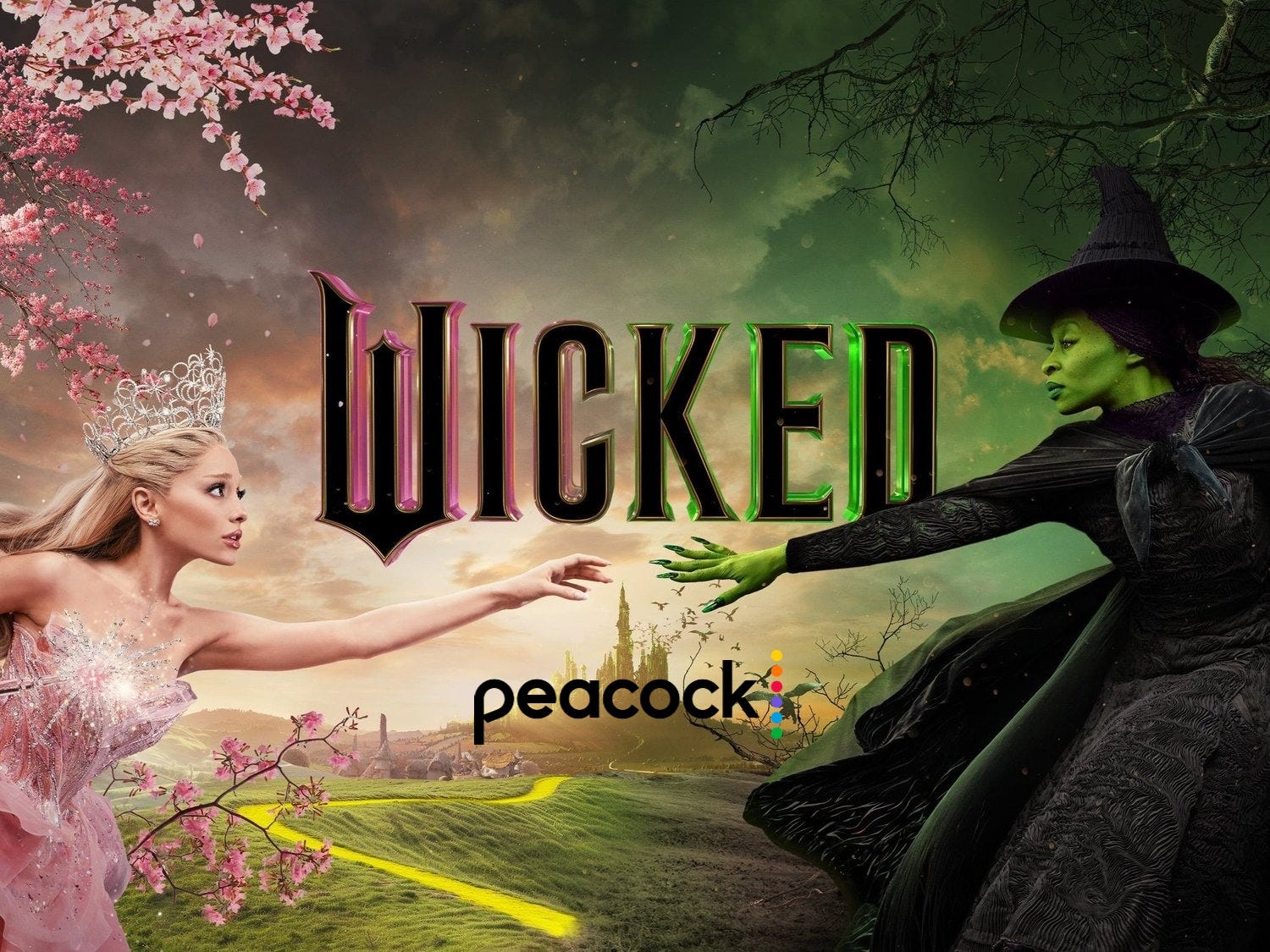 Follow the yellow brick road straight to Peacock with "Wicked"!