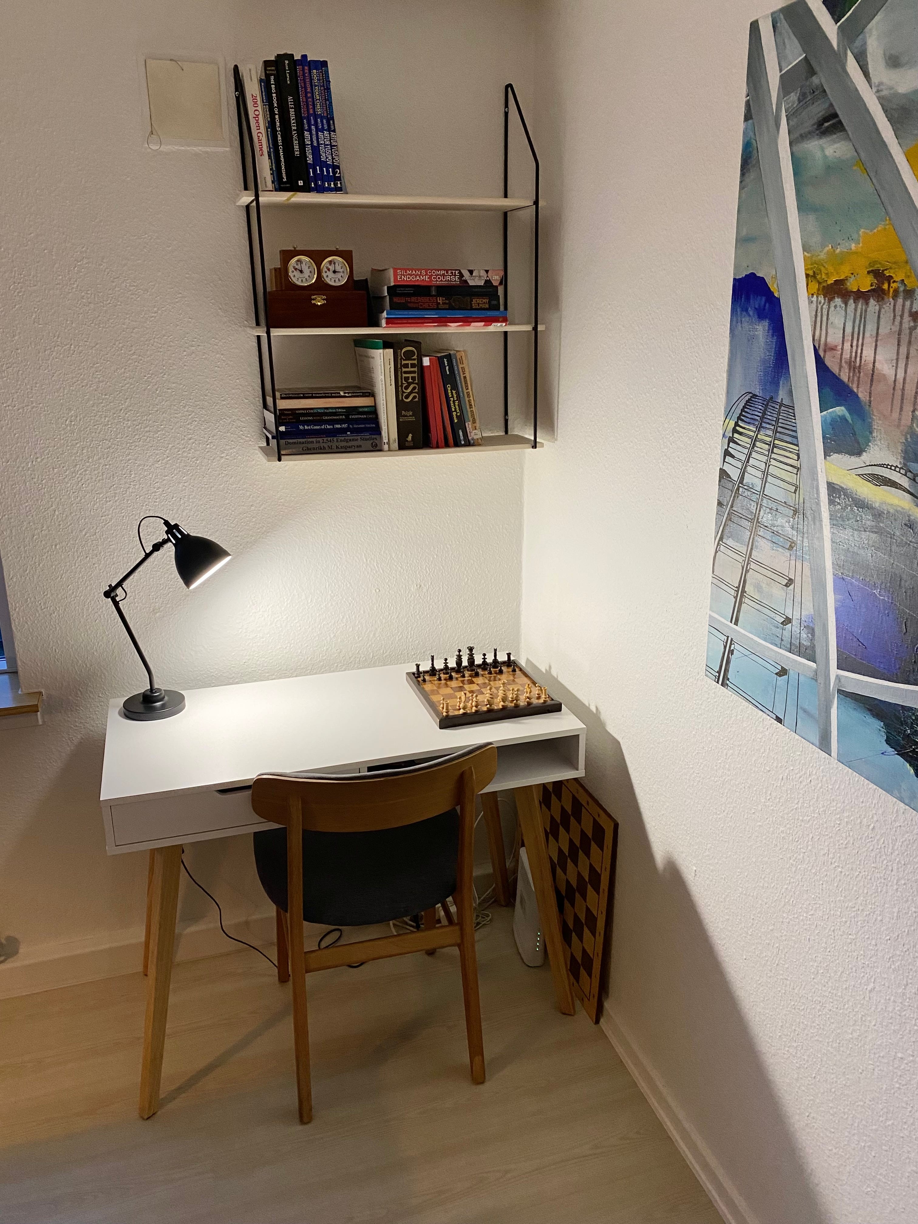 Building a dedicated chess corner - by Martin B. Justesen