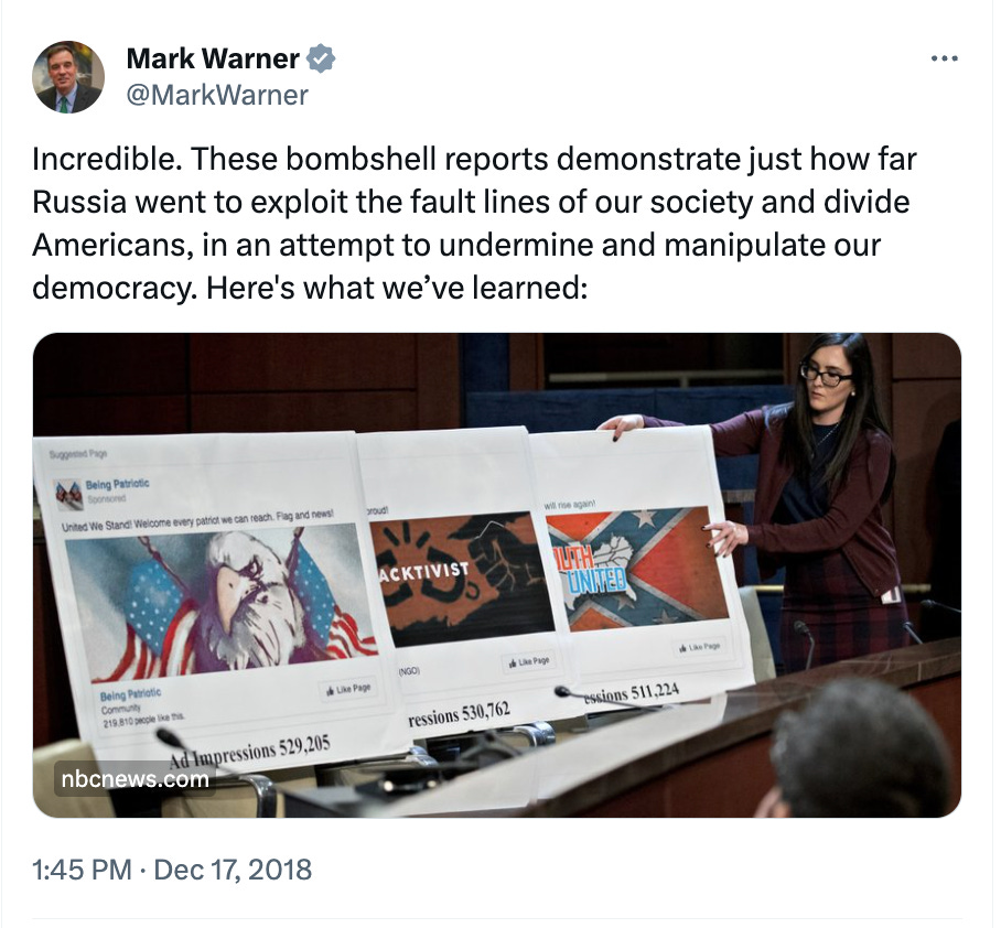 Twitter Files Extra: The Manufacture of the "Russian Bot" Panic