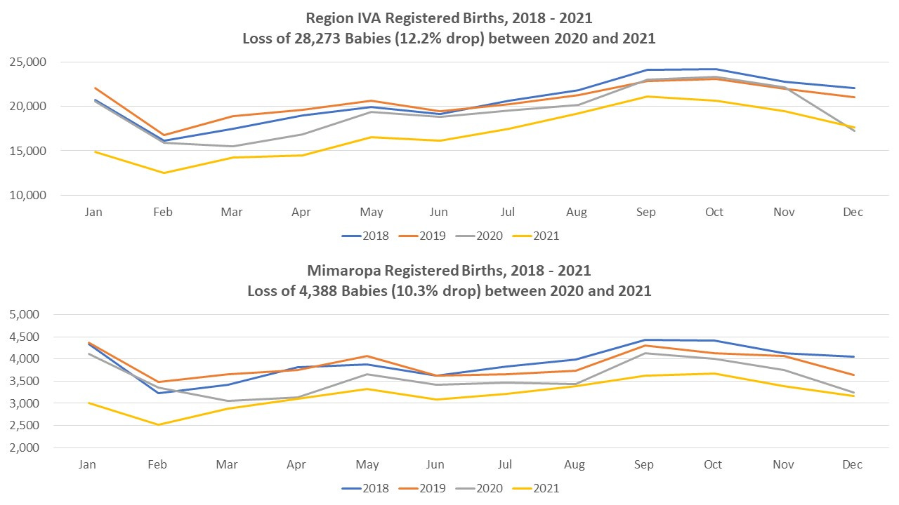 PSA Officially Released the Philippines 2021 Registered Birth Data on ...