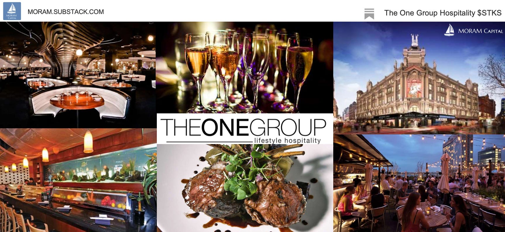 The One Group Hospitality $STKS - by MORAM Capital